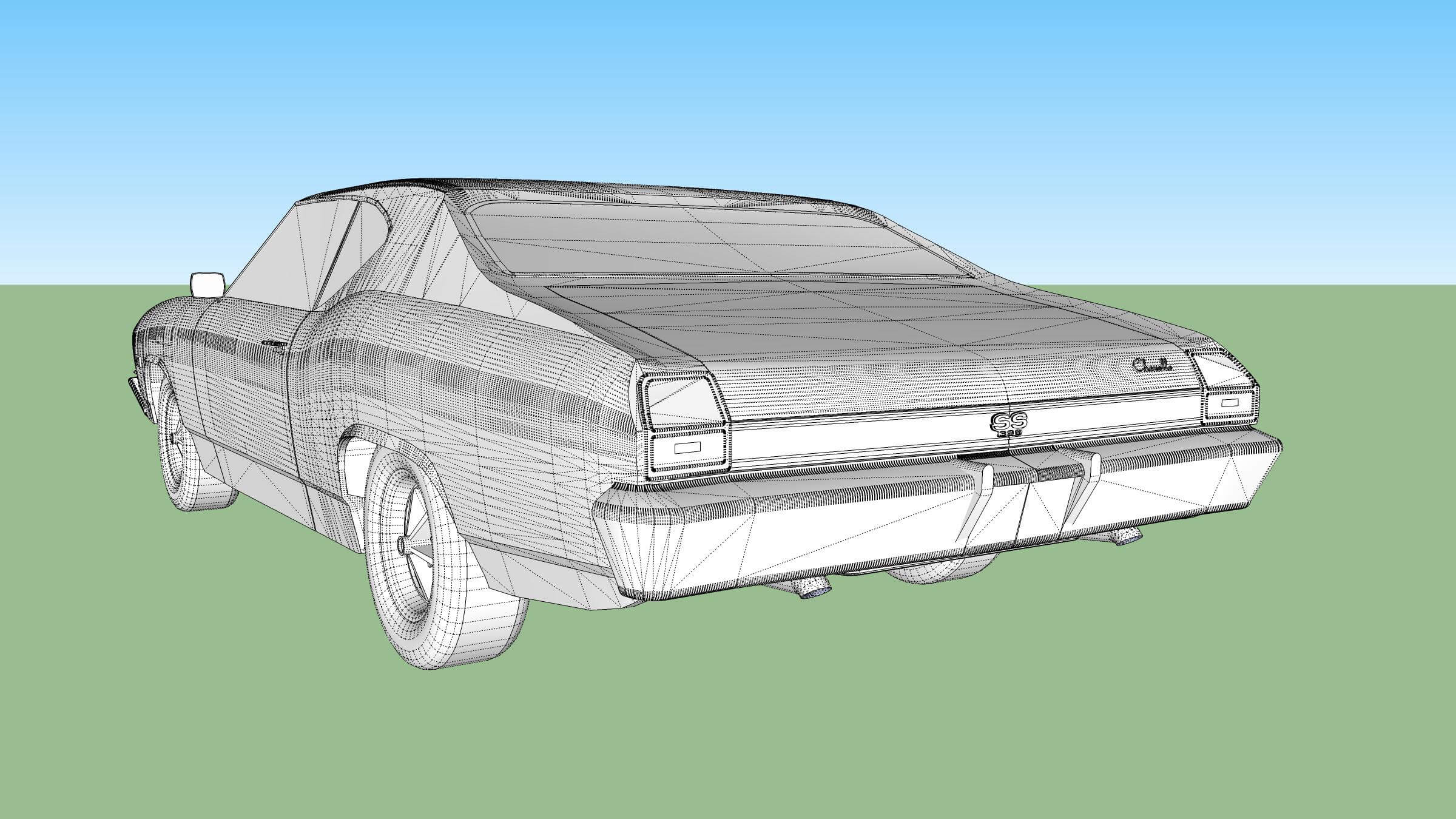 1969 Chevy Chevelle SS - Classic Car 3D Model by SpiritSwitchboard