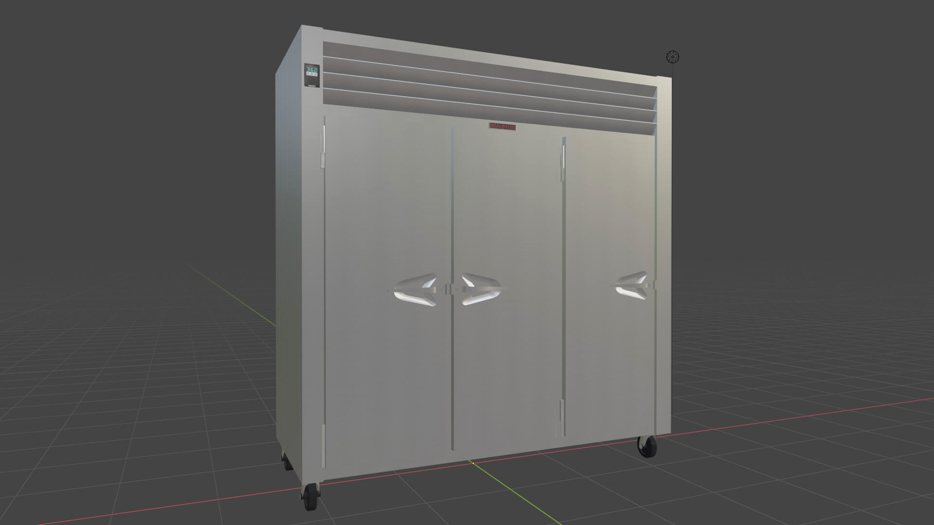3 Door Refrigerator Freezer - 3D Model by SpiritSwitchboard