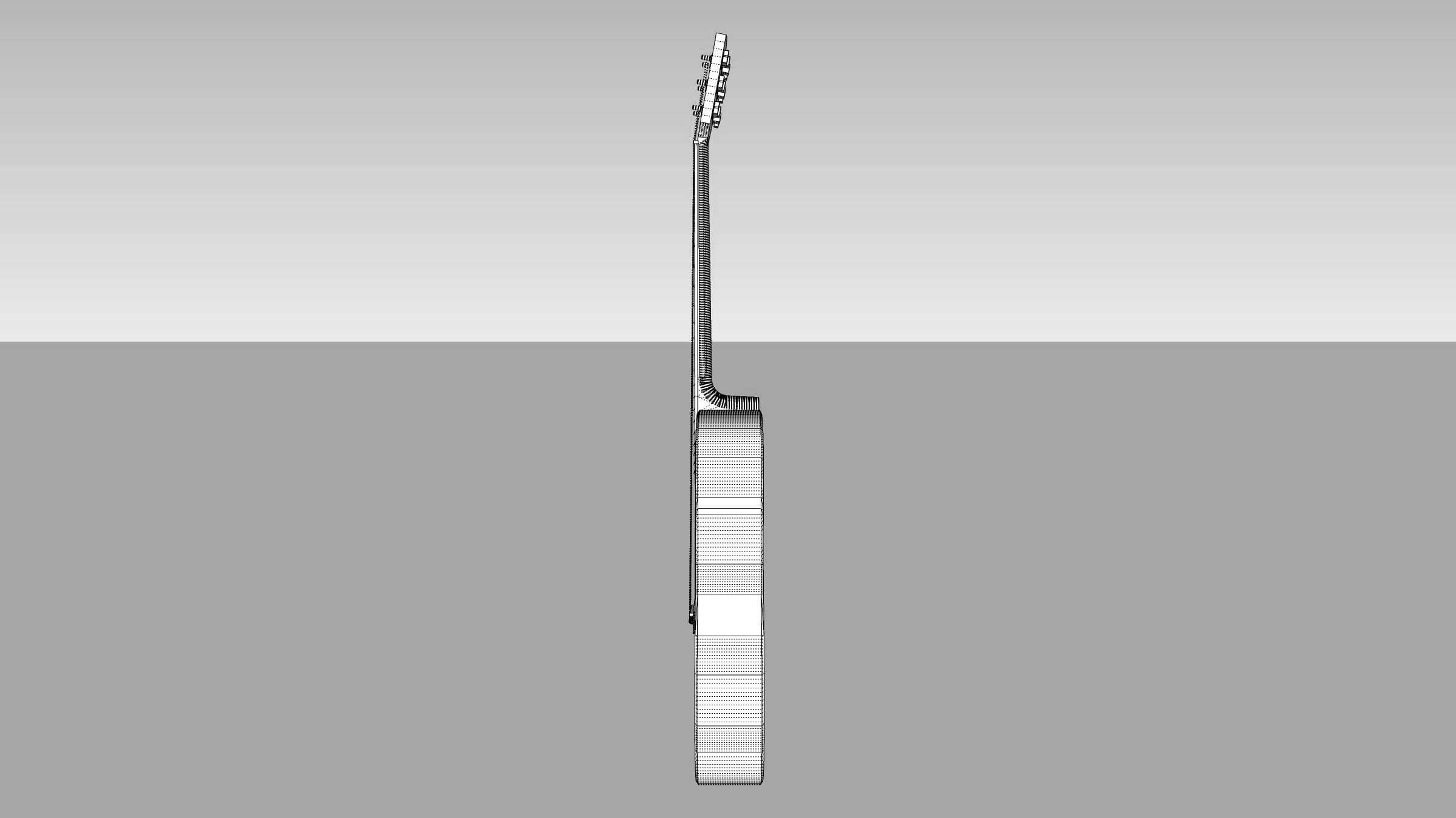 Acoustic Guitar - Standard Six String 3D Model by SpiritSwitchboard