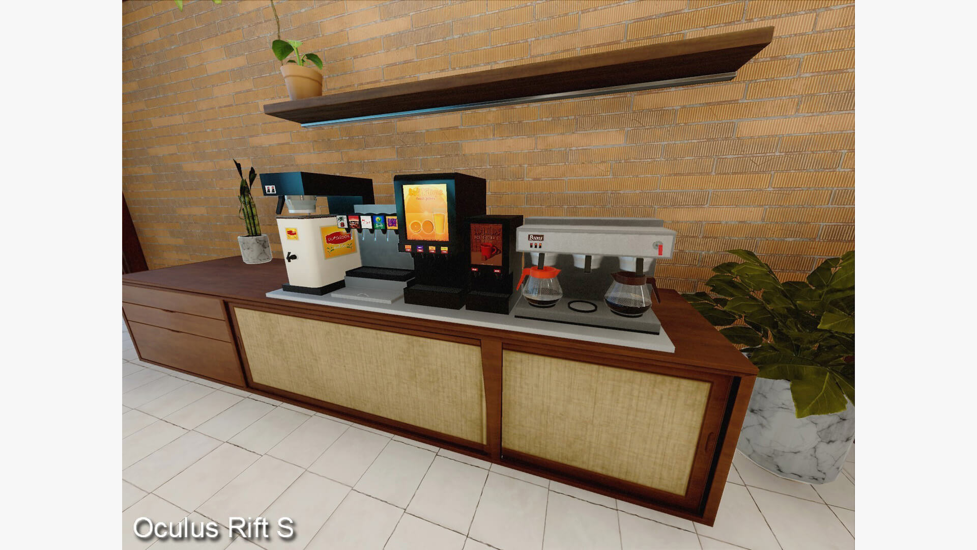 Drink Station for Cafeteria Restaurant - 3D Model by SpiritSwitchboard