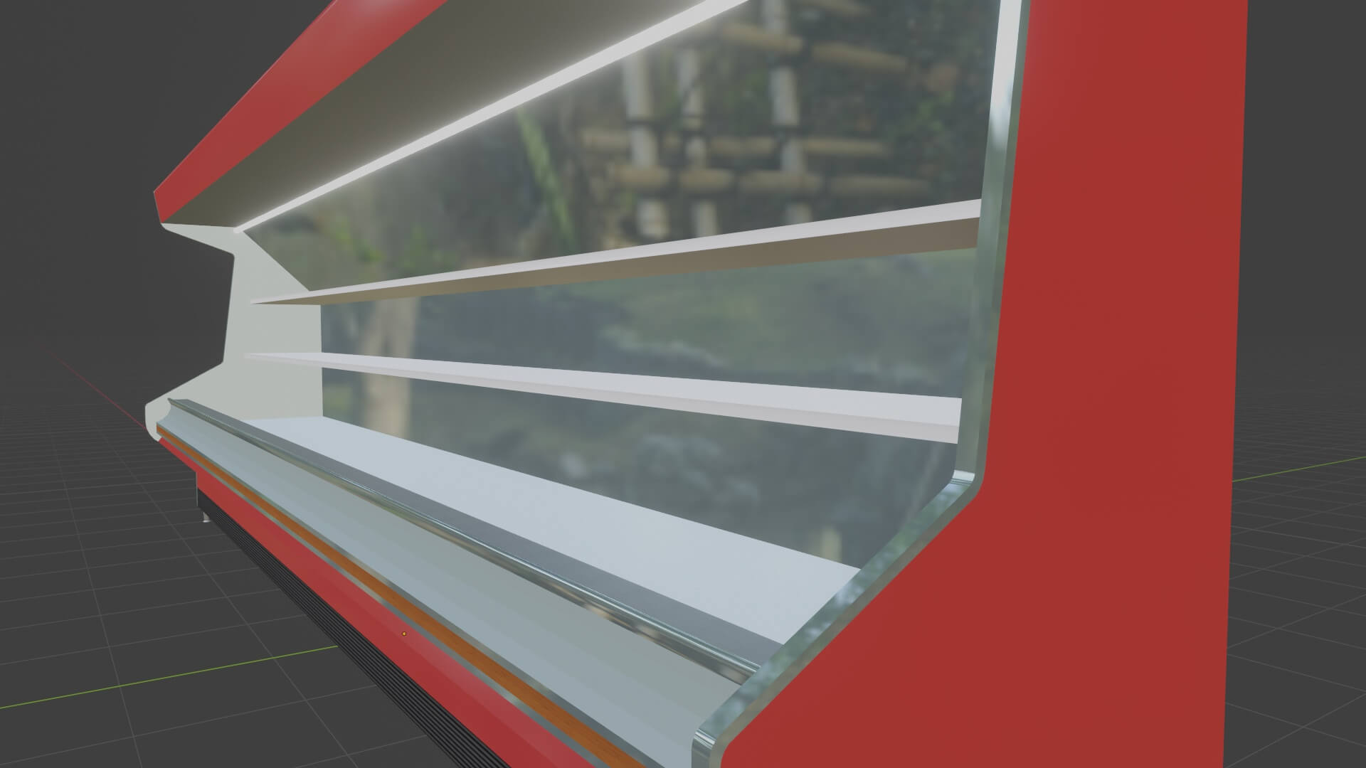 Retro Grocery Store Refrigerated Display - 3D Model by SpiritSwitchboard