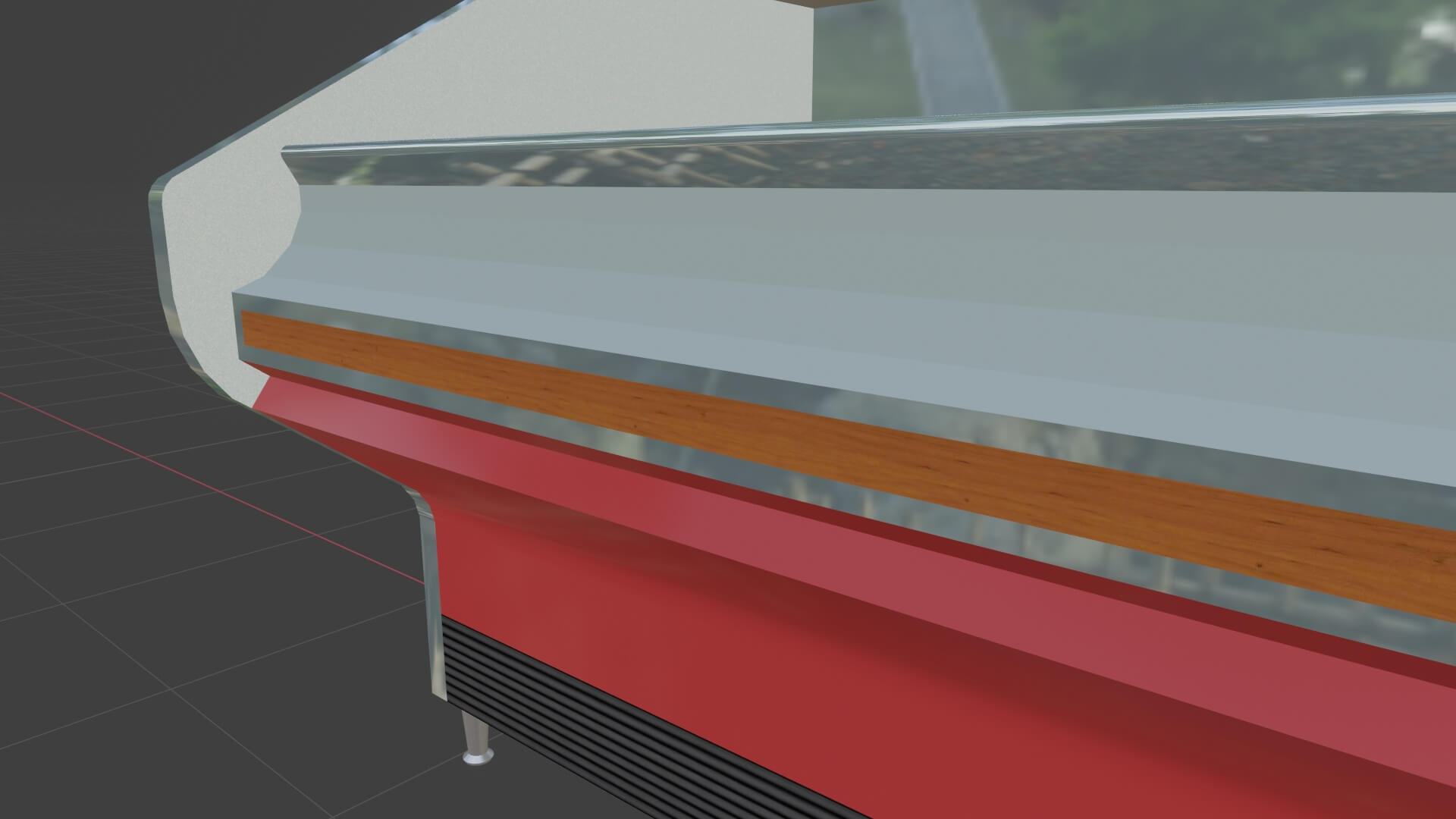 Retro Grocery Store Refrigerated Display - 3D Model by SpiritSwitchboard