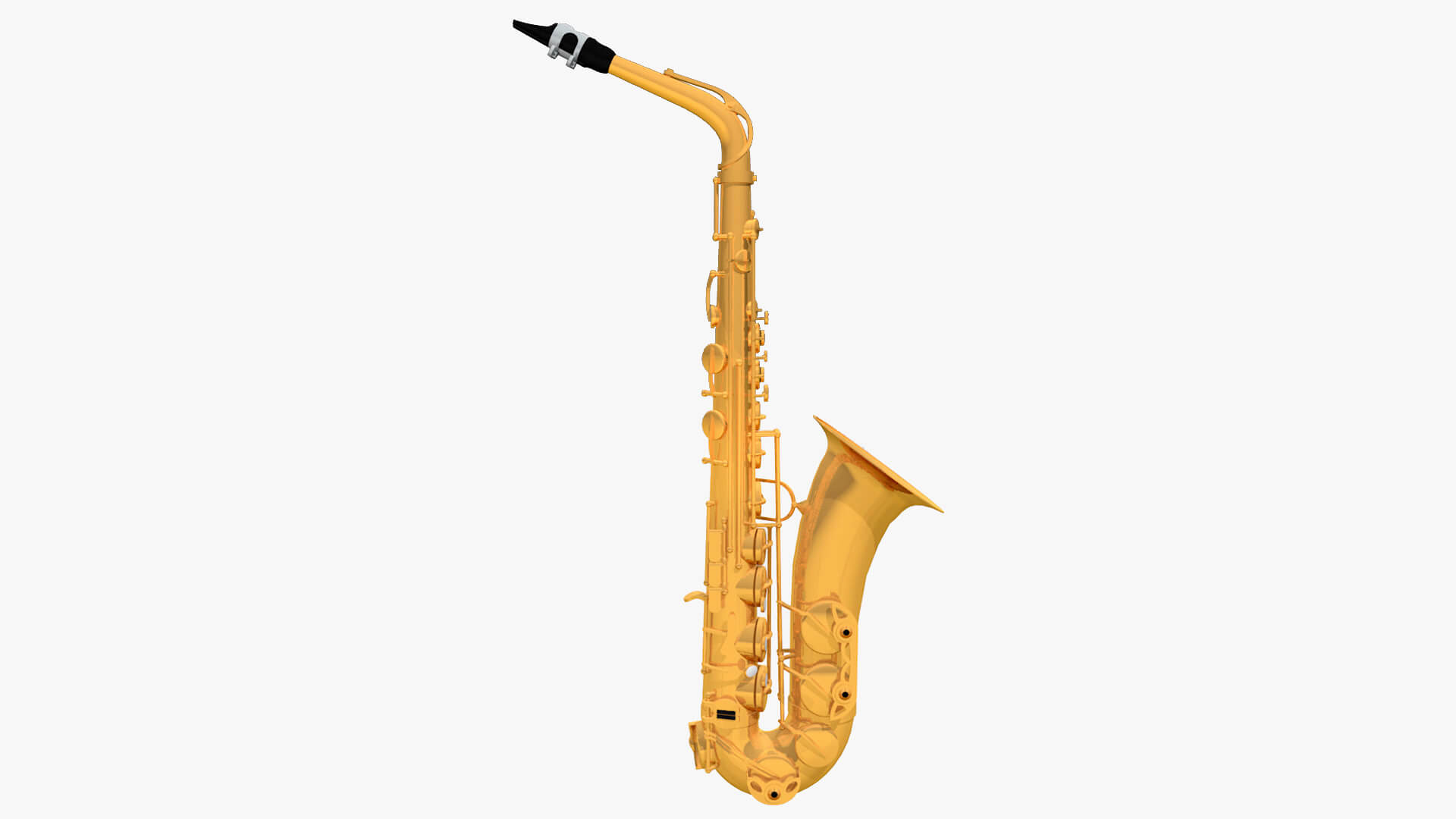 Alto Saxophone - Woodwind Musical Instrument 3D Model by SpiritSwitchboard