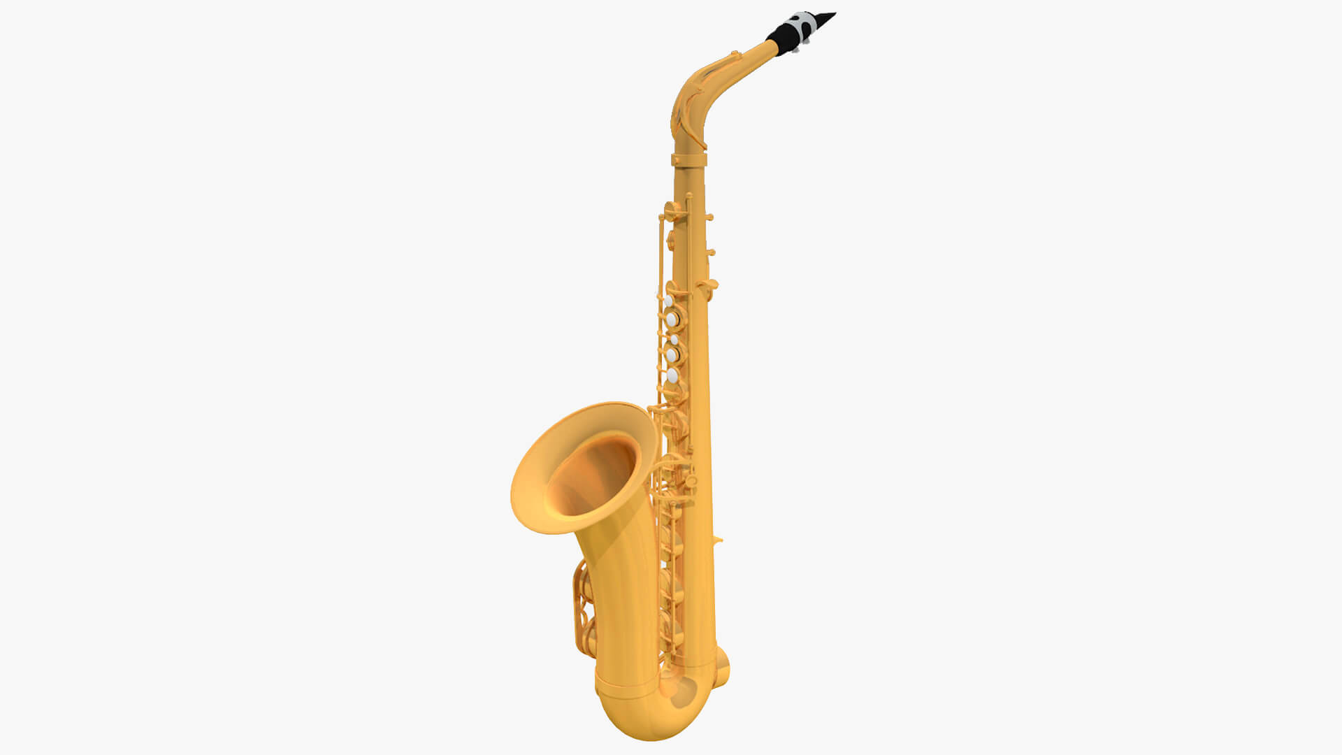 Alto Saxophone - Woodwind Musical Instrument 3D Model by SpiritSwitchboard