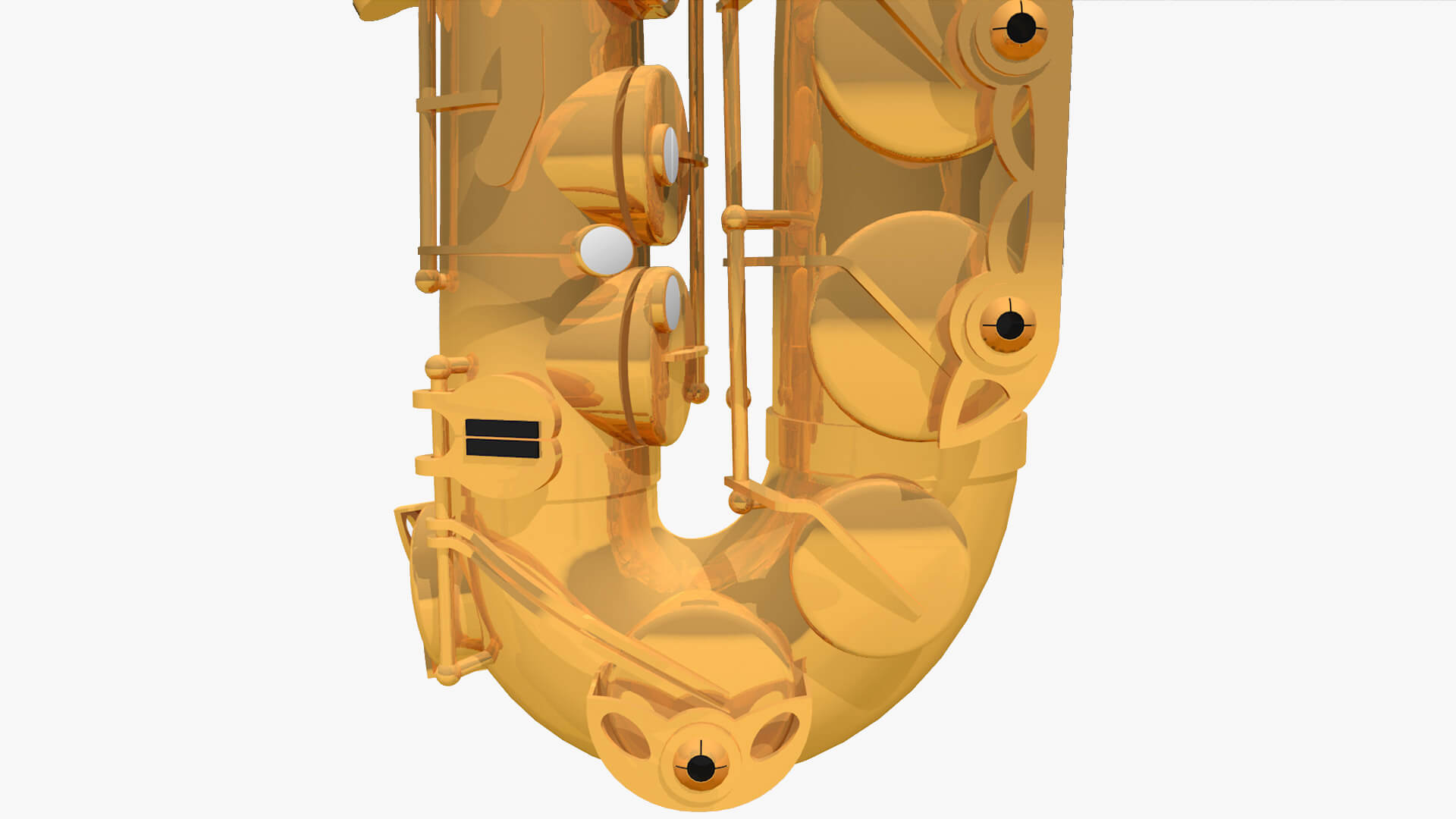 Alto Saxophone - Woodwind Musical Instrument 3D Model by SpiritSwitchboard