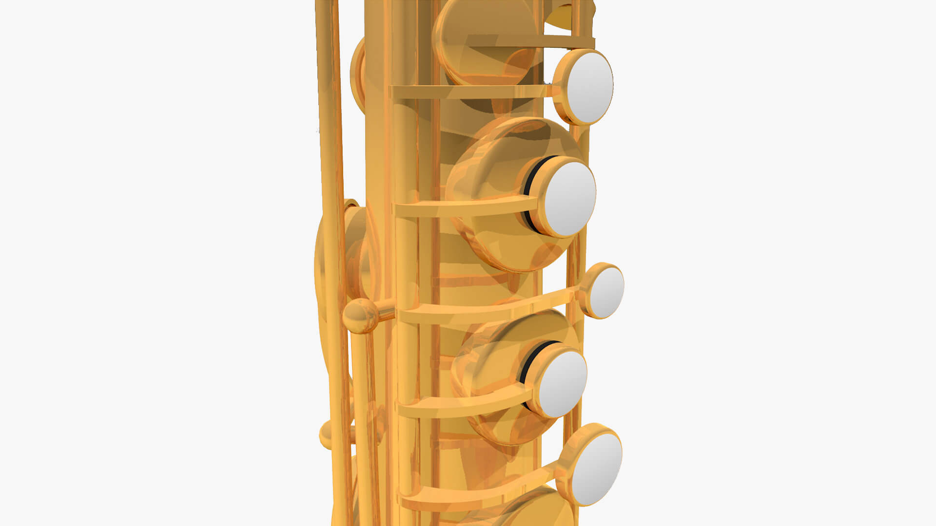 Alto Saxophone - Woodwind Musical Instrument 3D Model by SpiritSwitchboard