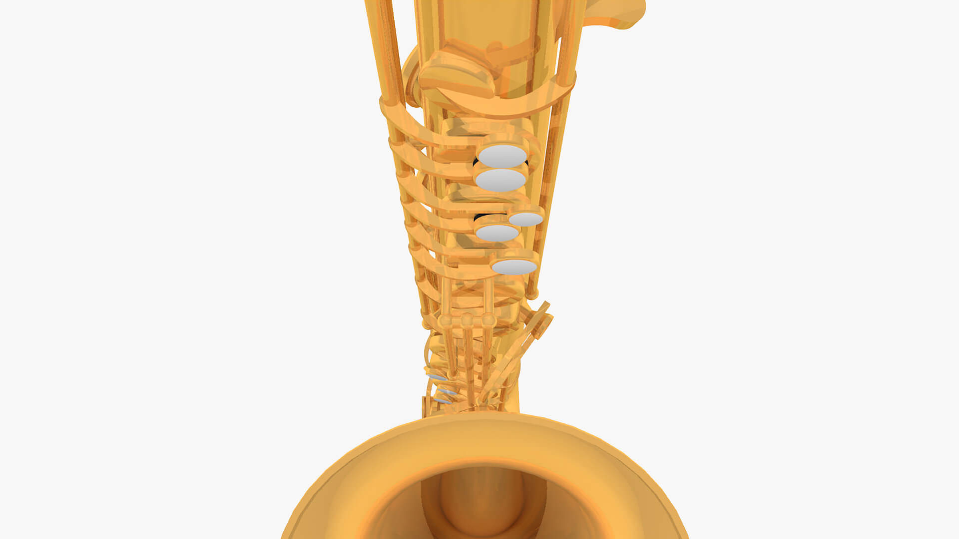 Alto Saxophone - Woodwind Musical Instrument 3D Model by SpiritSwitchboard