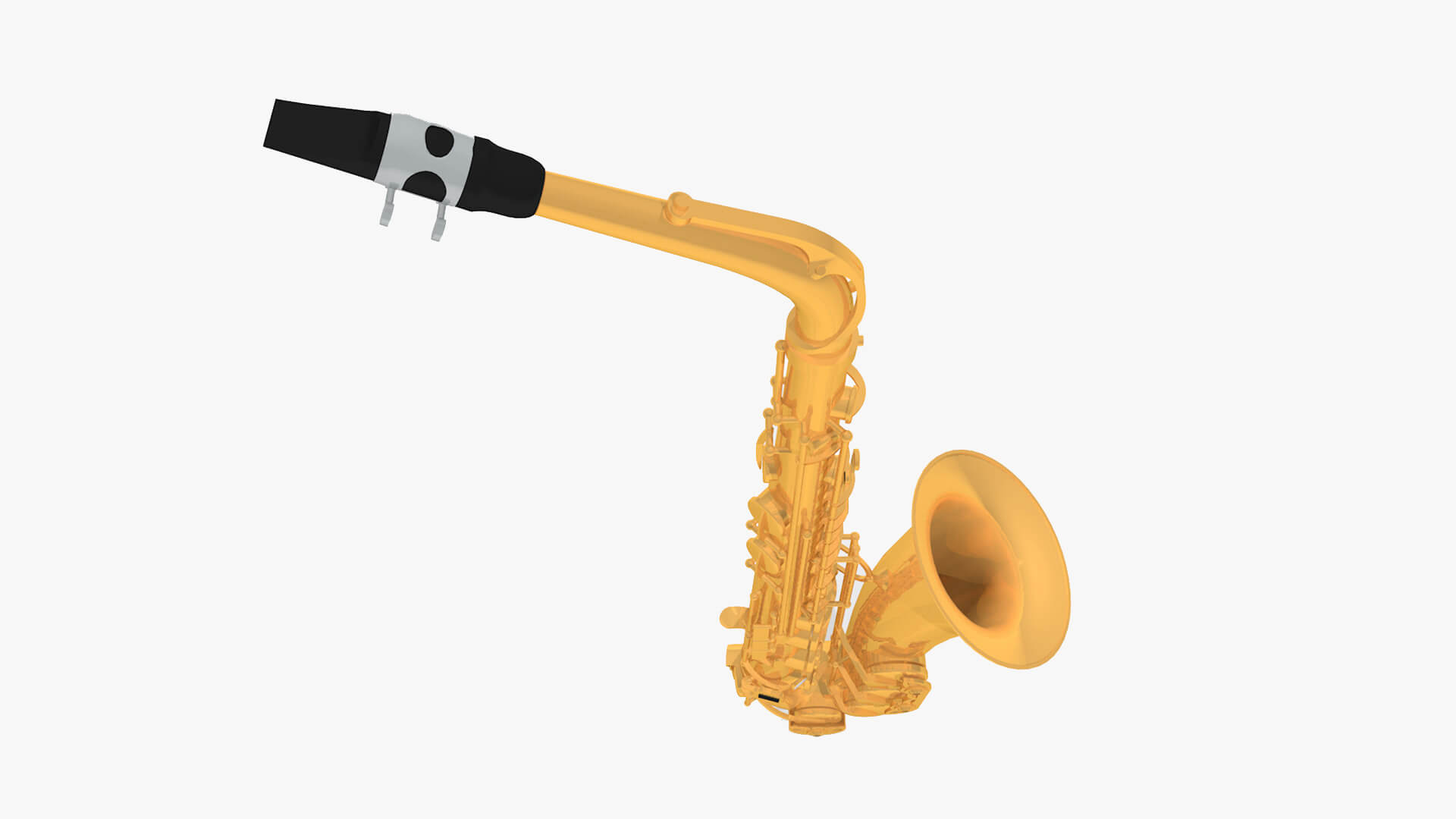 Alto Saxophone - Woodwind Musical Instrument 3D Model by SpiritSwitchboard