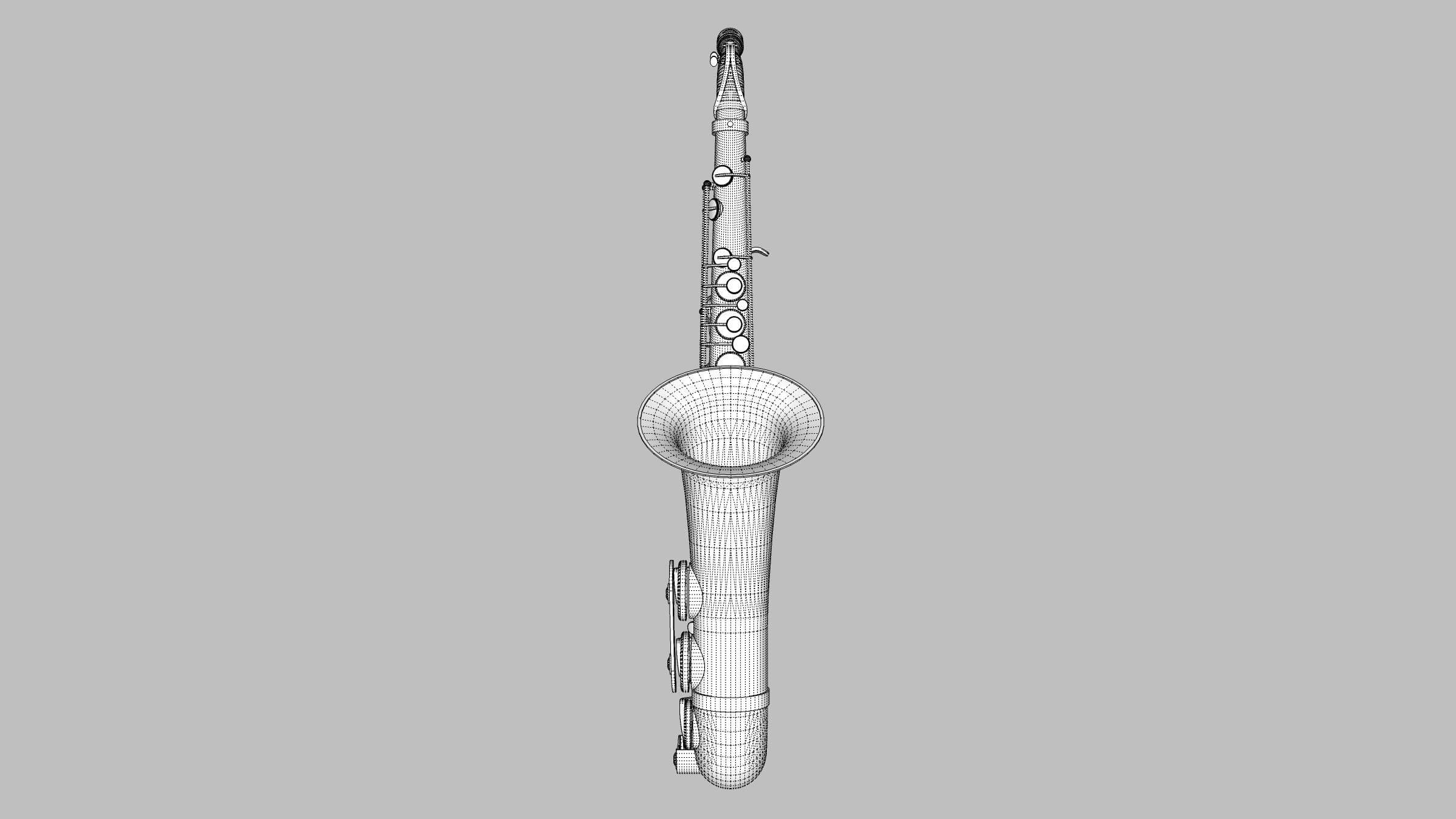 Alto Saxophone - Woodwind Musical Instrument 3D Model by SpiritSwitchboard
