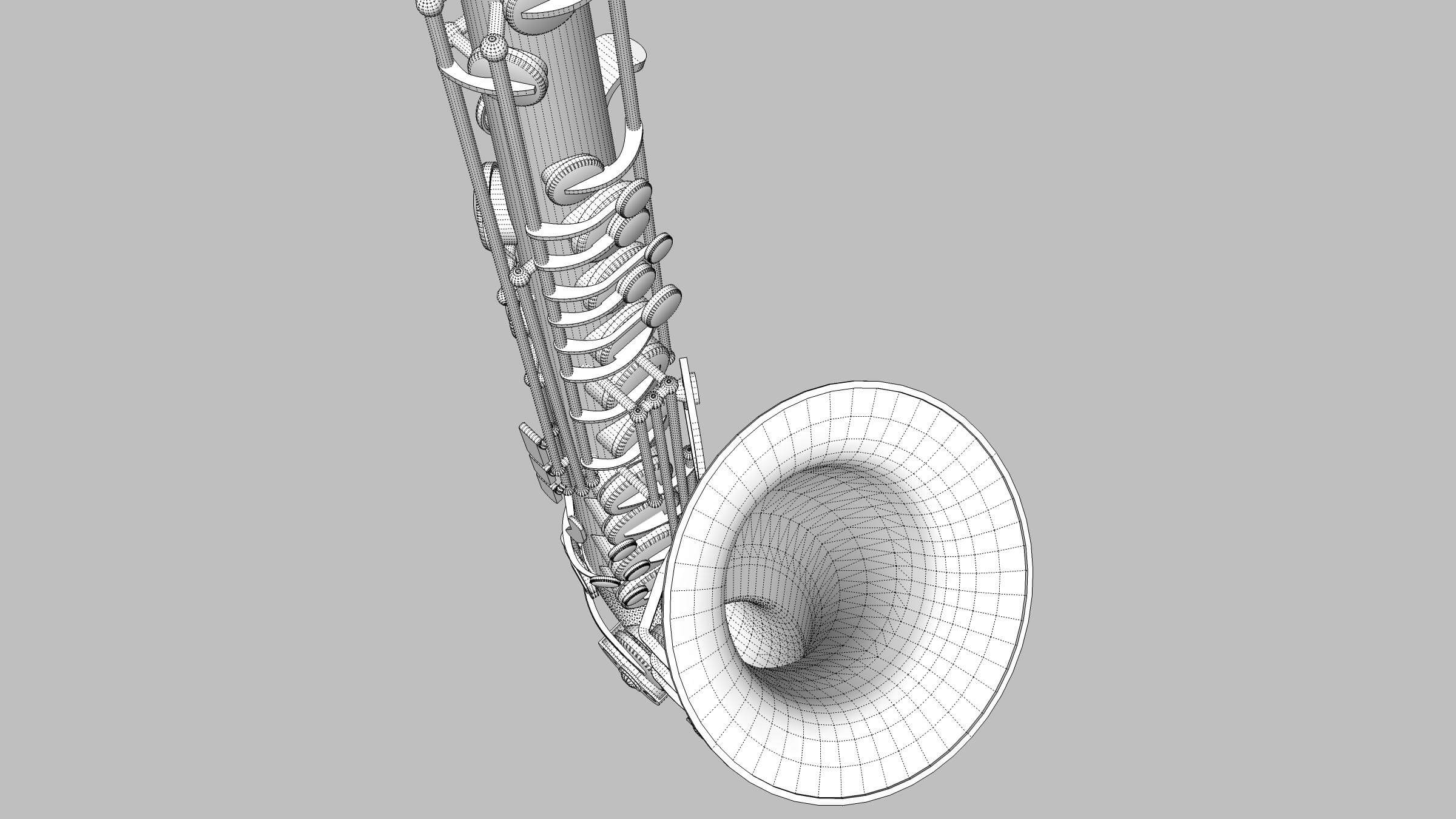 Alto Saxophone - Woodwind Musical Instrument 3D Model by SpiritSwitchboard