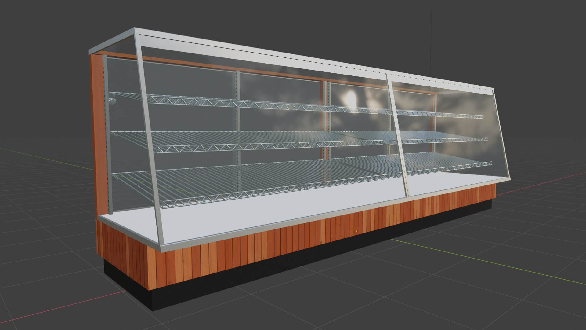 Bakery Display Case - 3D Model by SpiritSwitchboard