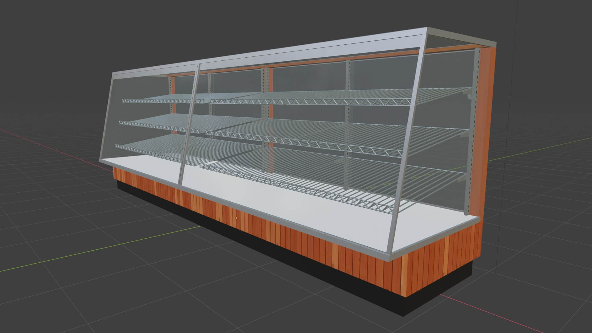 Bakery Display Case - 3D Model by SpiritSwitchboard