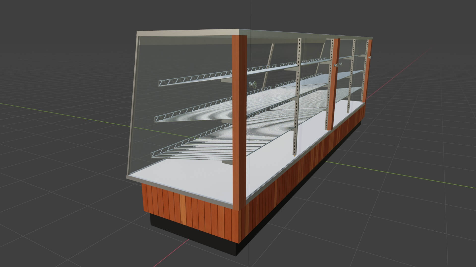Bakery Display Case - 3D Model by SpiritSwitchboard