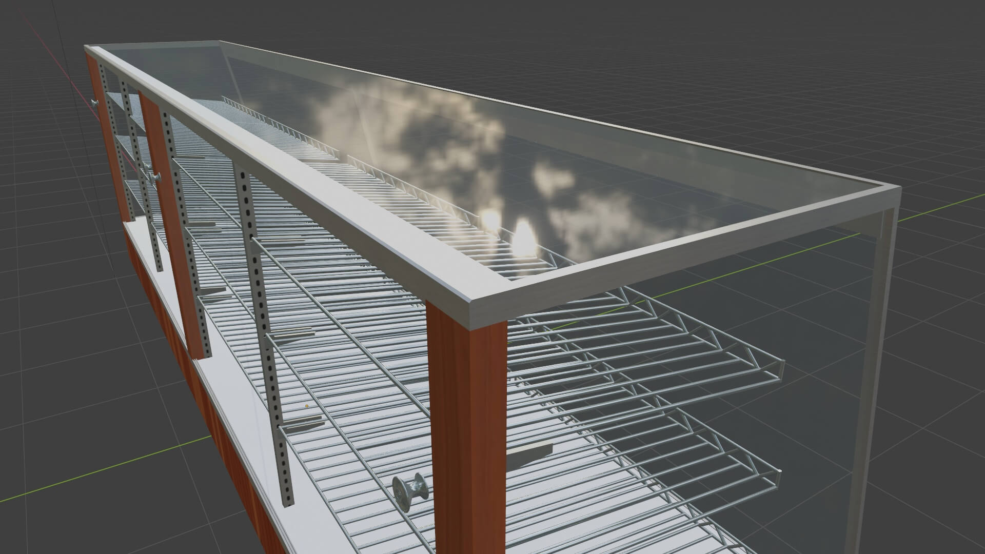 Bakery Display Case - 3D Model by SpiritSwitchboard