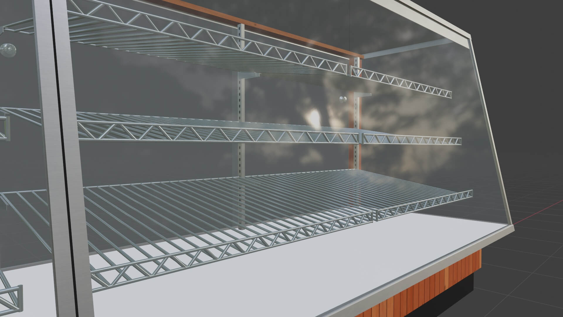 Bakery Display Case - 3D Model by SpiritSwitchboard