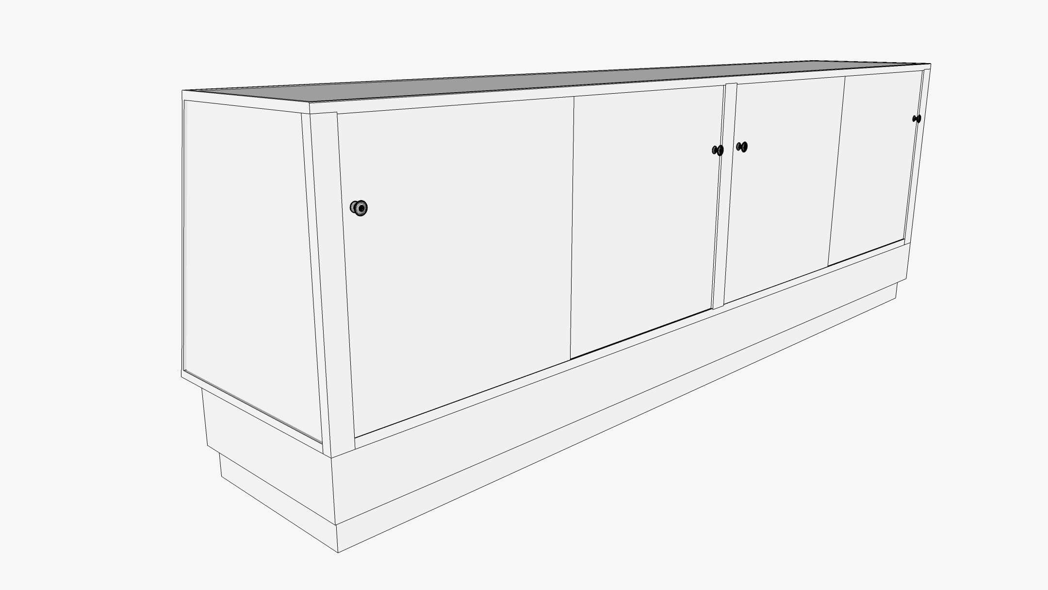 Bakery Display Case - 3D Model by SpiritSwitchboard