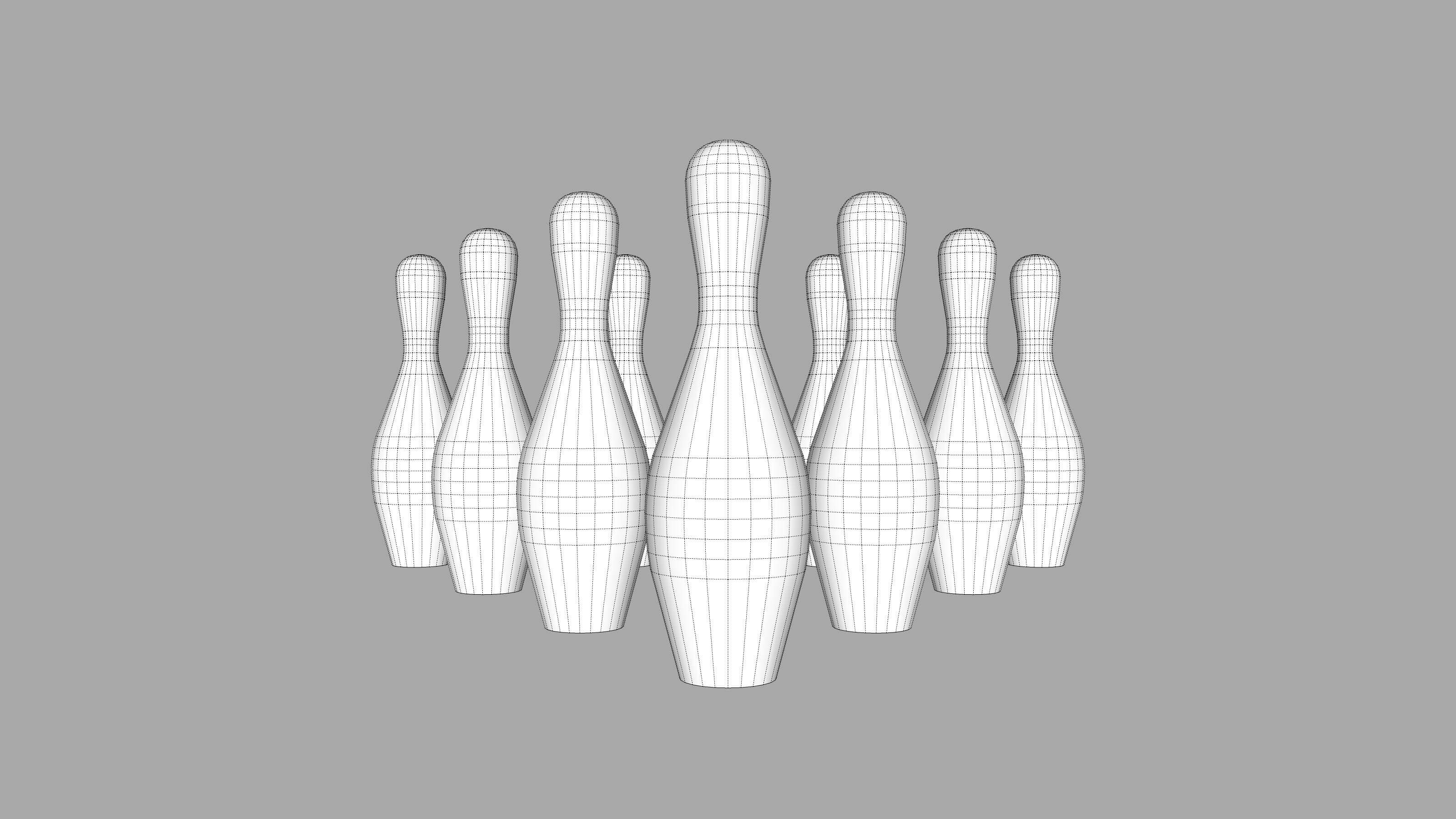 Bowling Pin - Prop Model by SpiritSwitchboard
