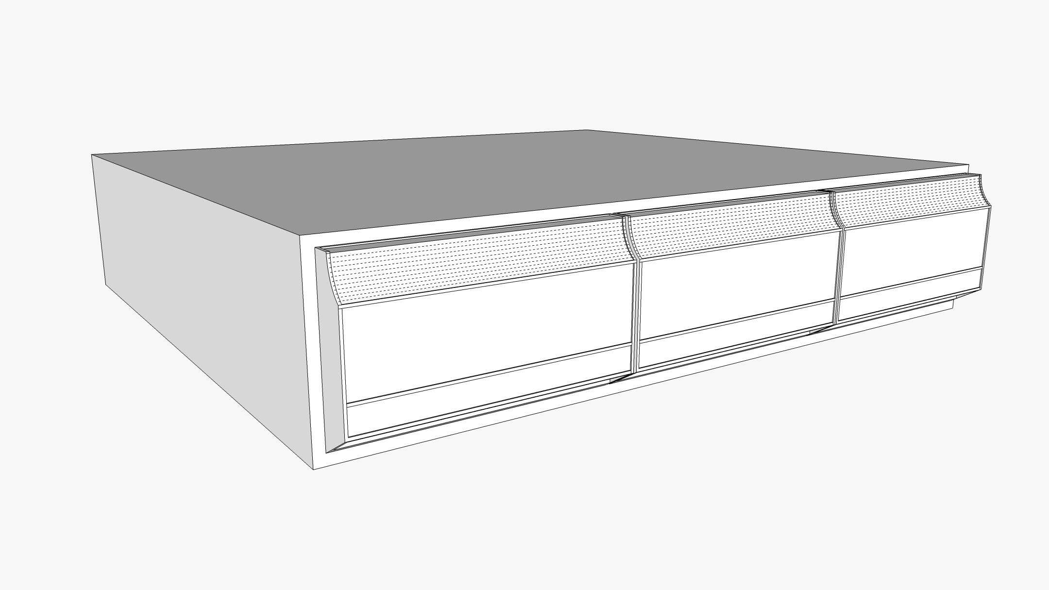 Cassette Tape Storage Case - 3D Model by SpiritSwitchboard
