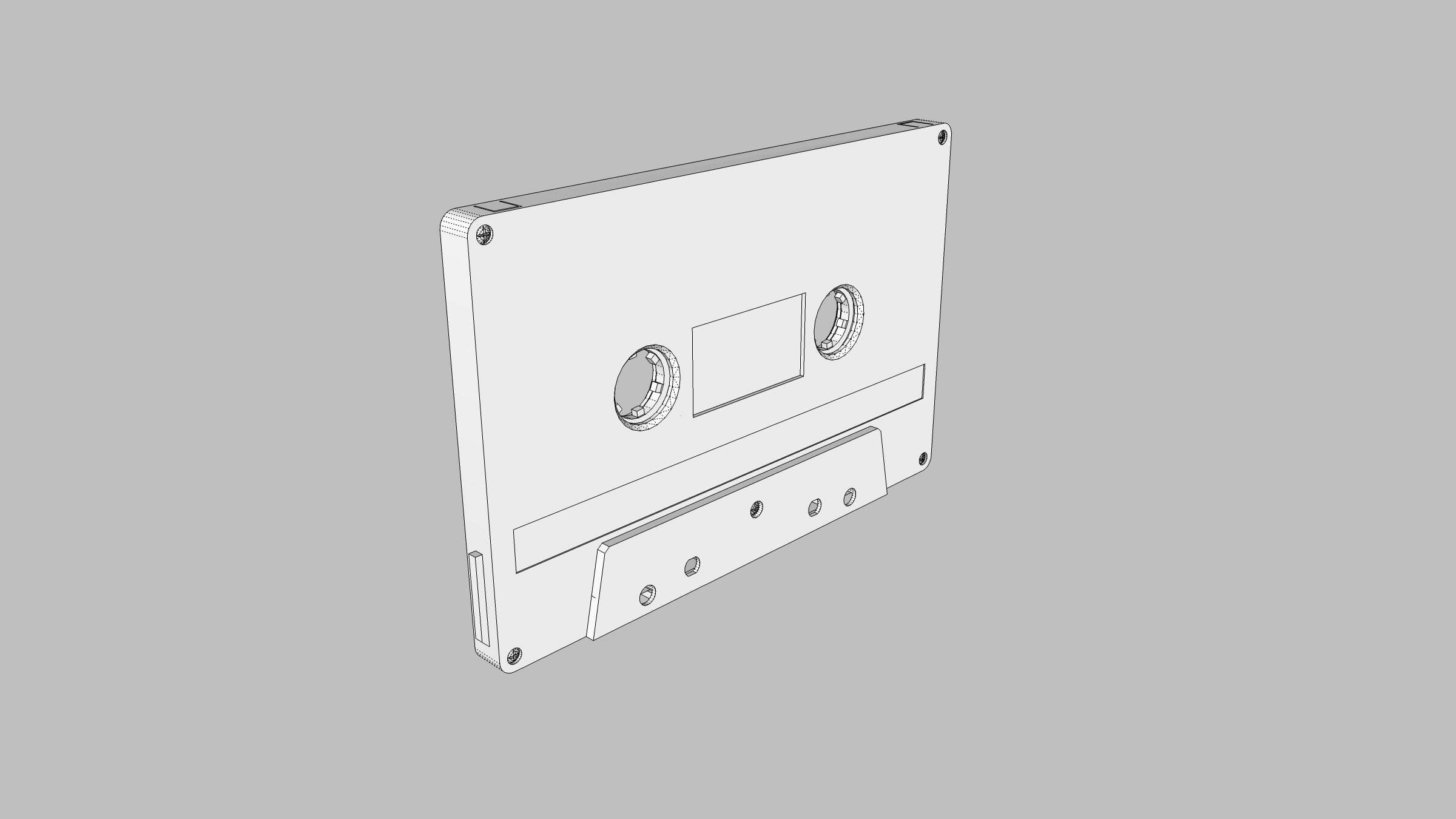 Cassette Tape - Prop Model by SpiritSwitchboard