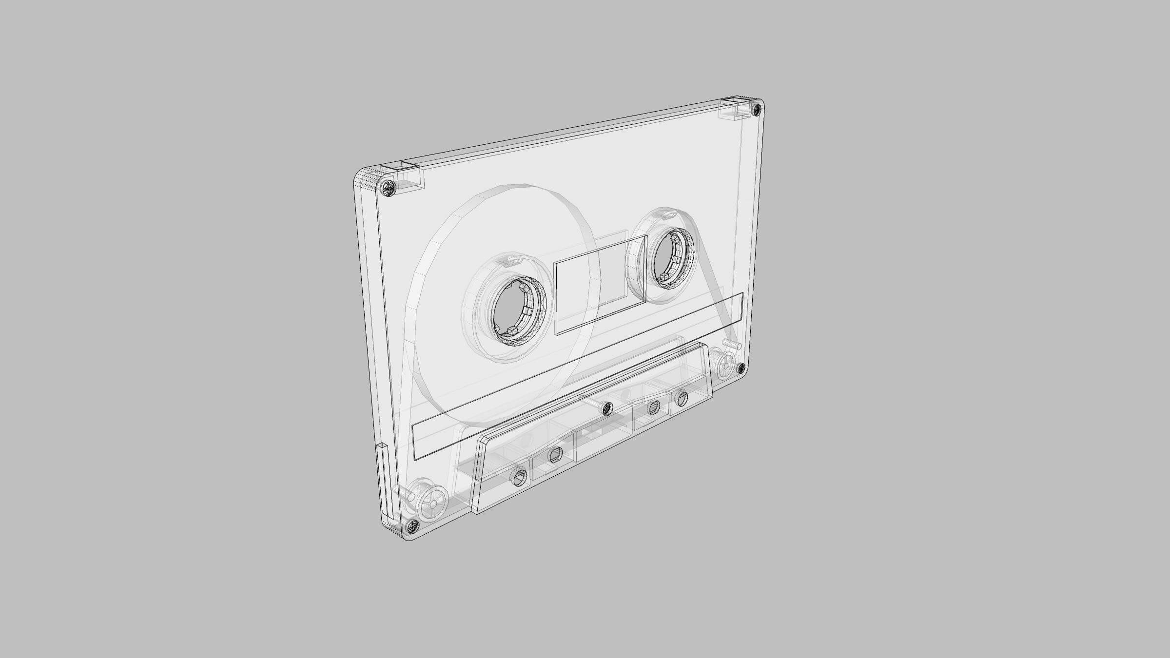 Cassette Tape - Prop Model by SpiritSwitchboard