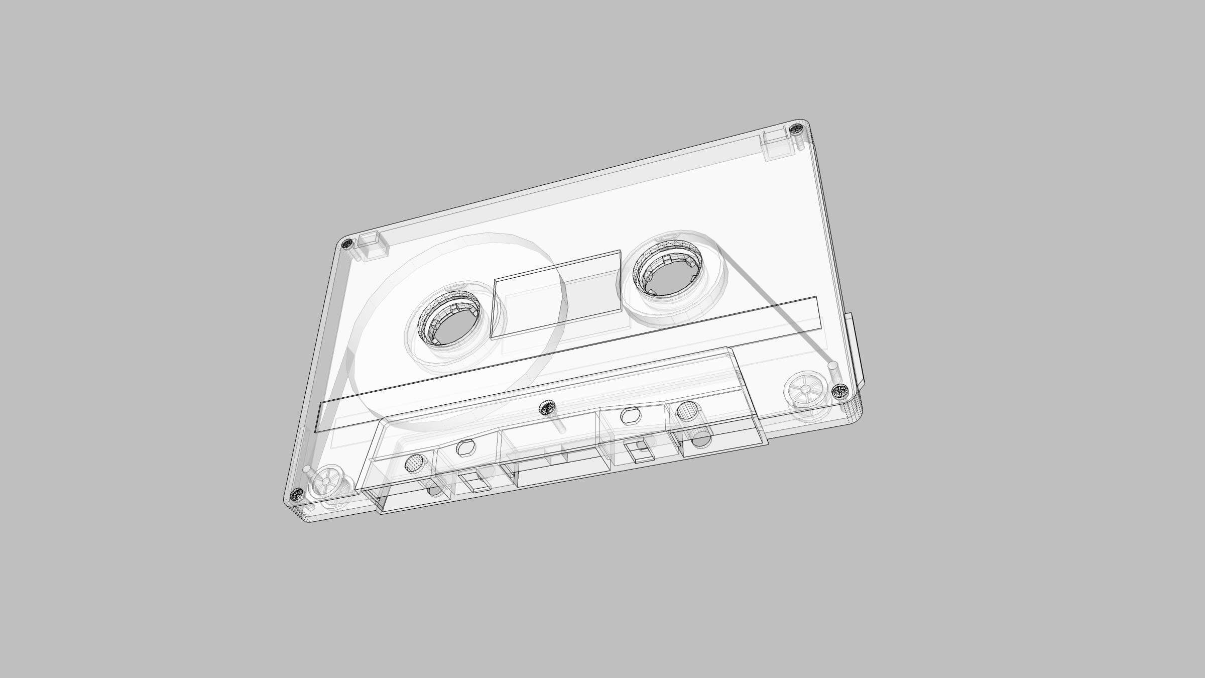Cassette Tape - Prop Model by SpiritSwitchboard