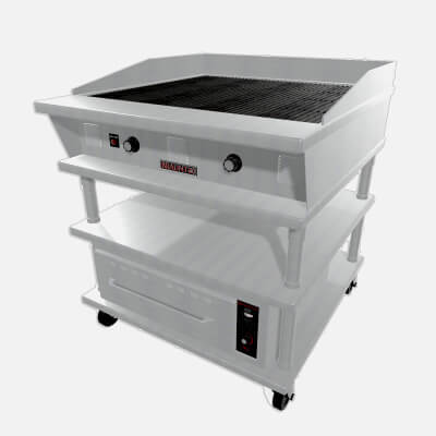 Char-Broiler With Hot Drawer for Restaurant 3D Model by SpiritSwitchboard
