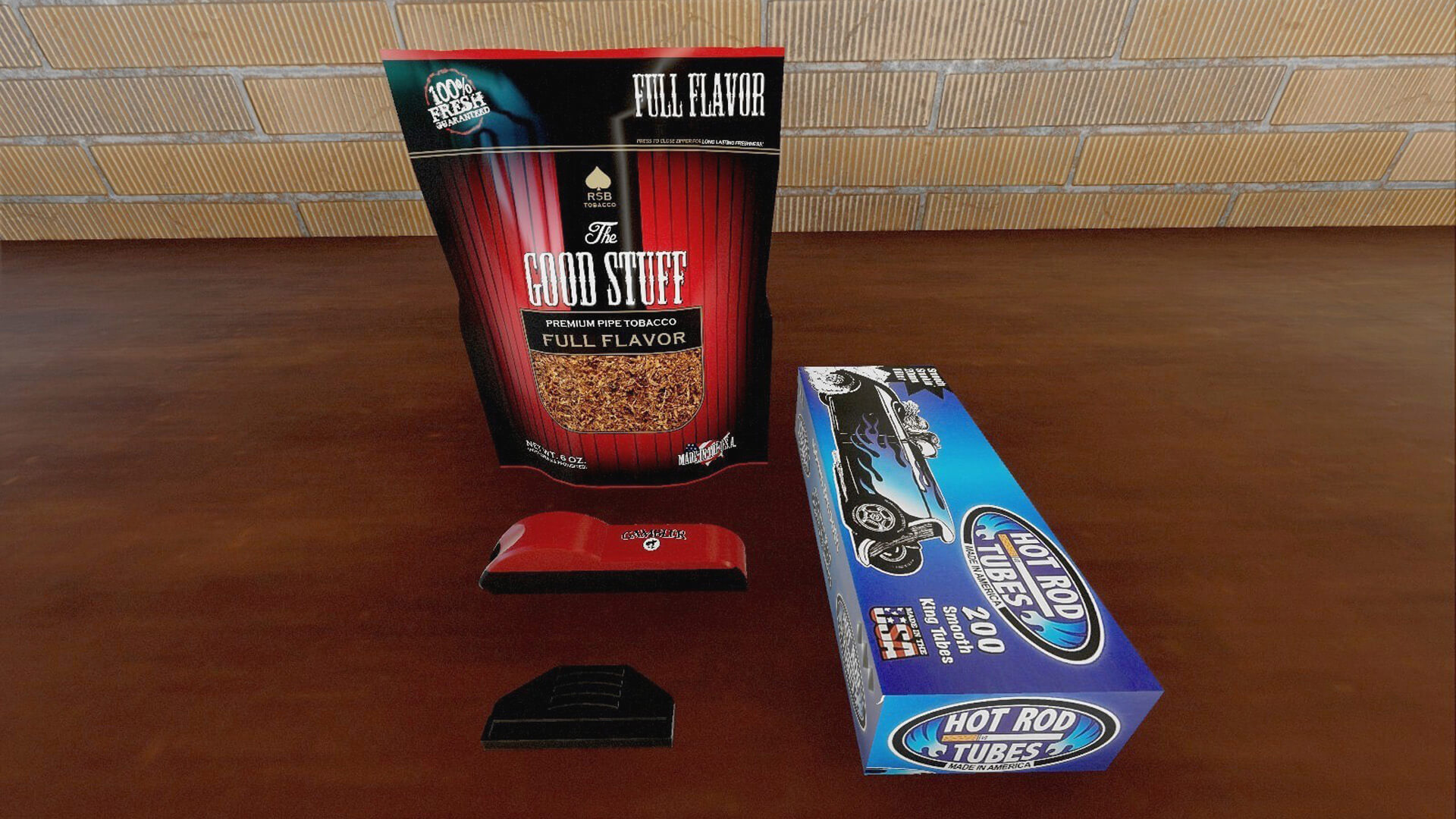 Cigarette Making Kit - Tobacco Tubes and Machine 3D Model by ...