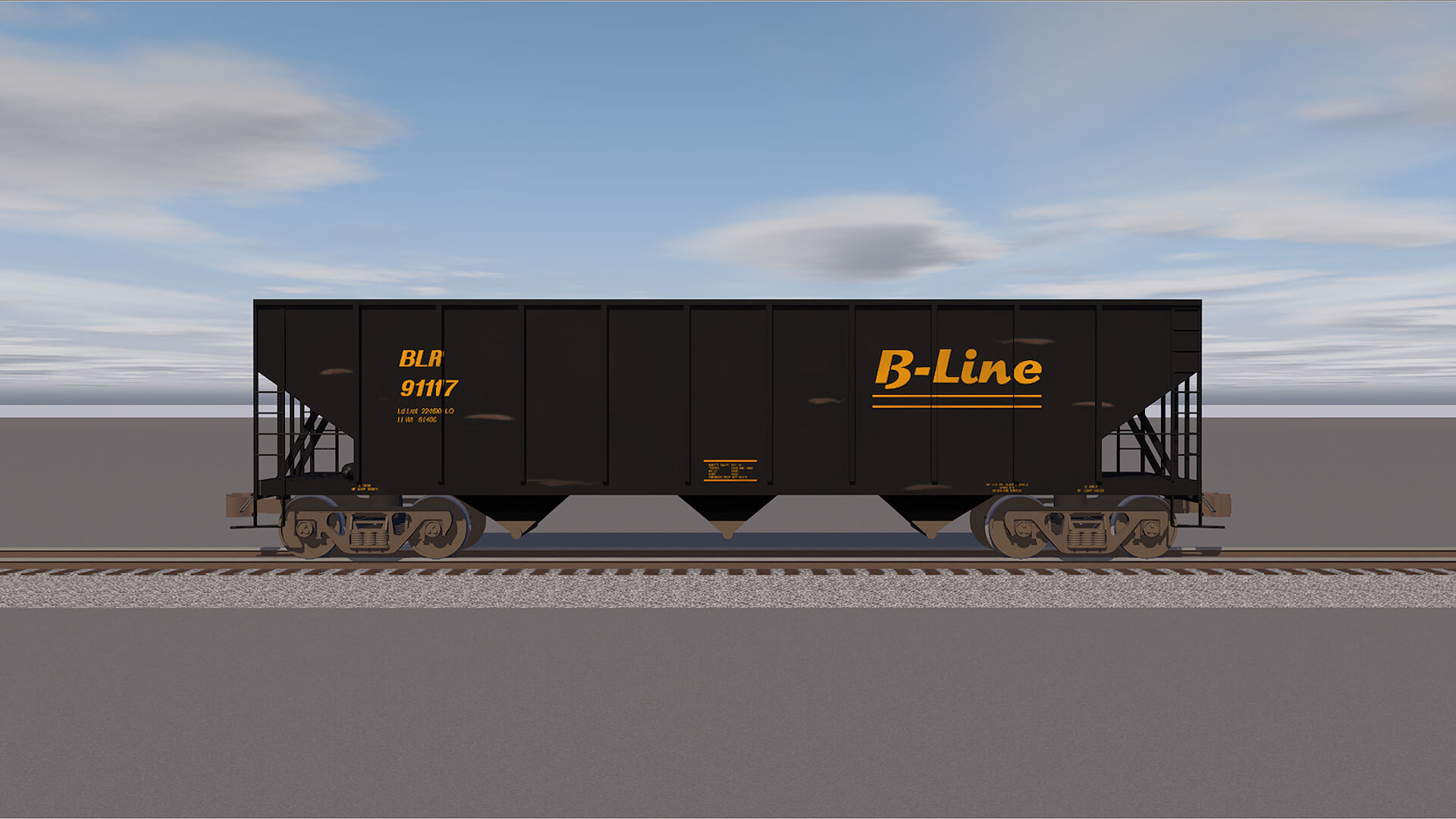Coal Hopper Train Car - 3D Model by SpiritSwitchboard