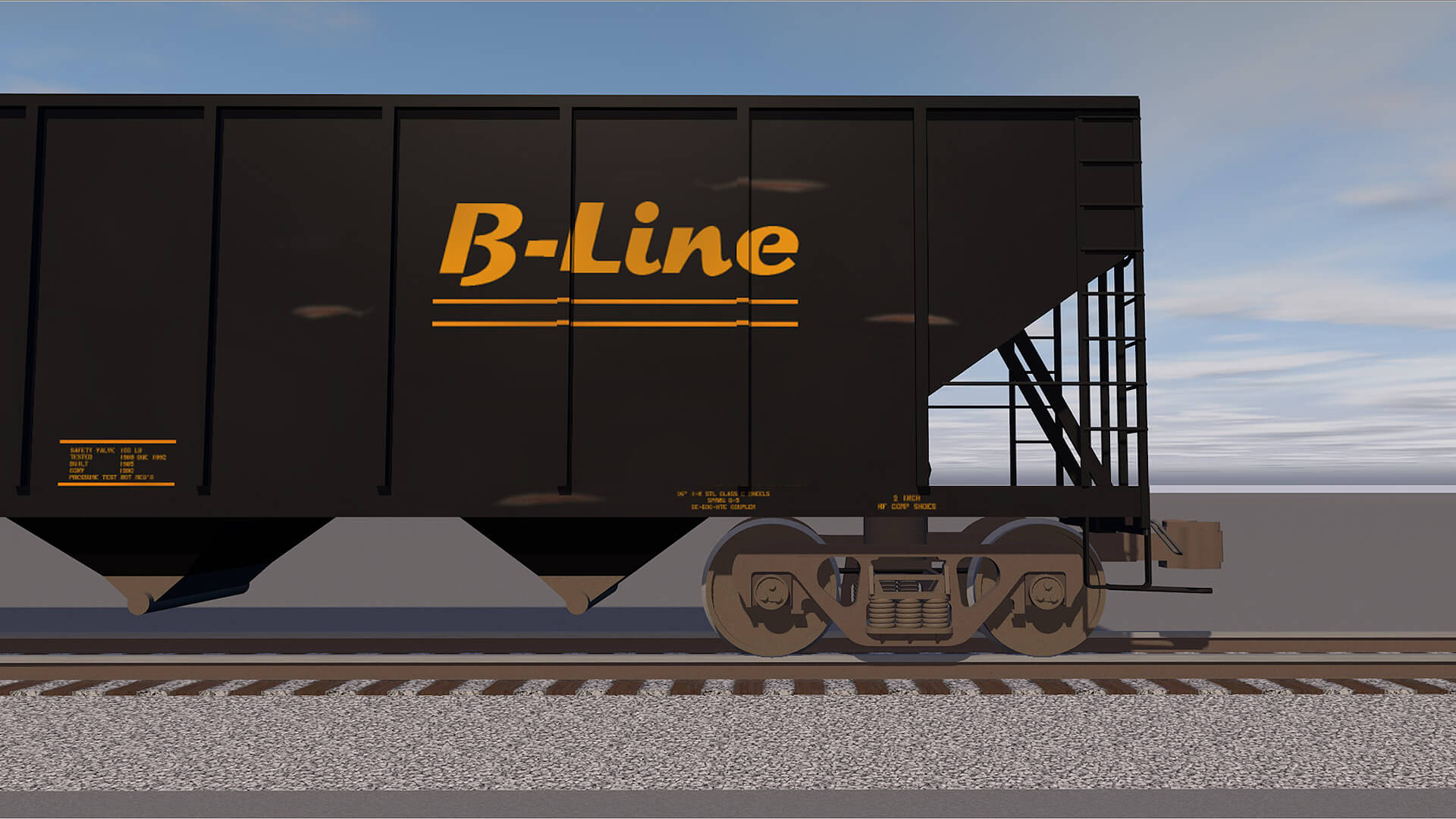 Coal Hopper Train Car - 3D Model by SpiritSwitchboard
