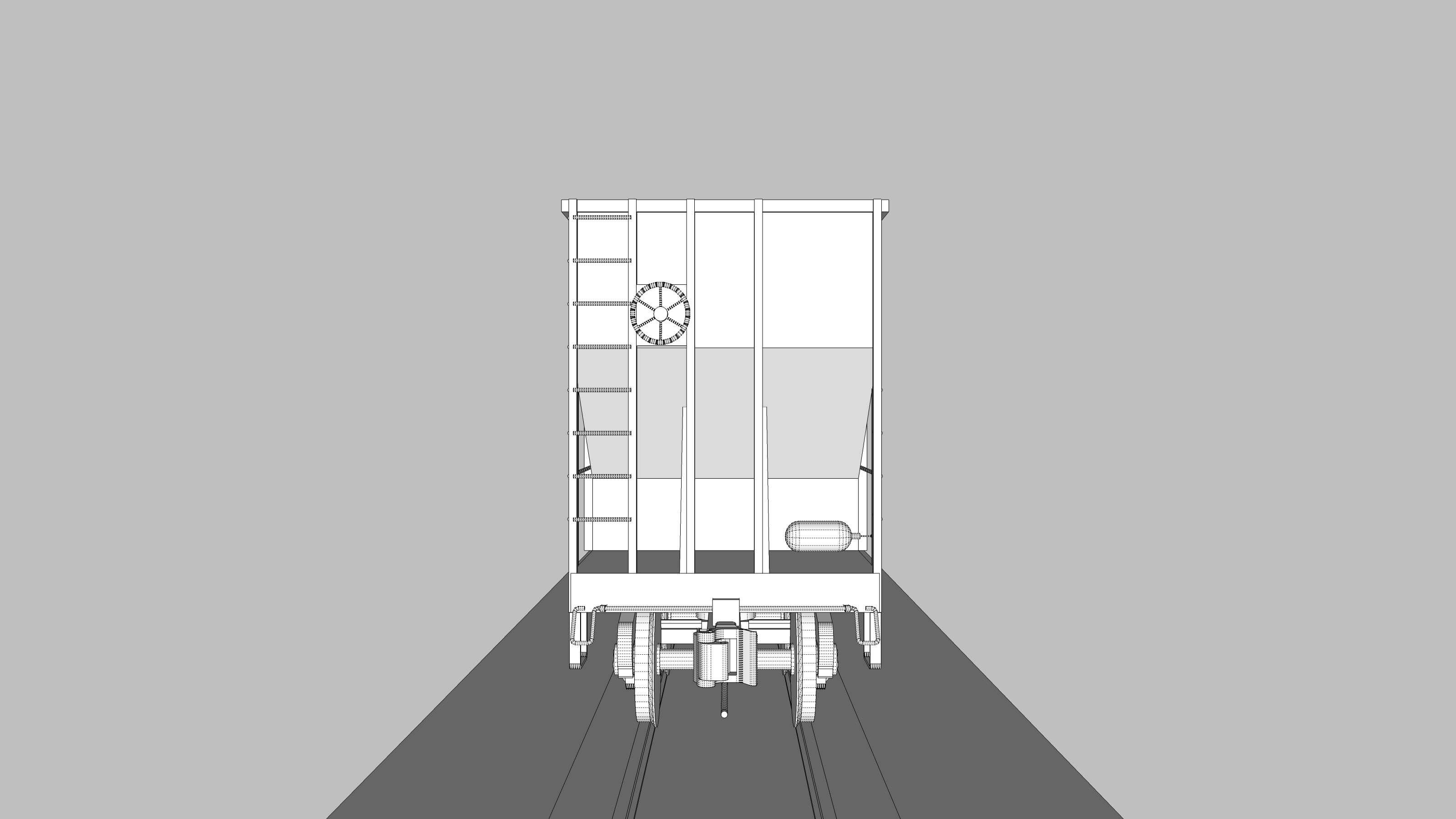 Coal Hopper Train Car - 3D Model by SpiritSwitchboard