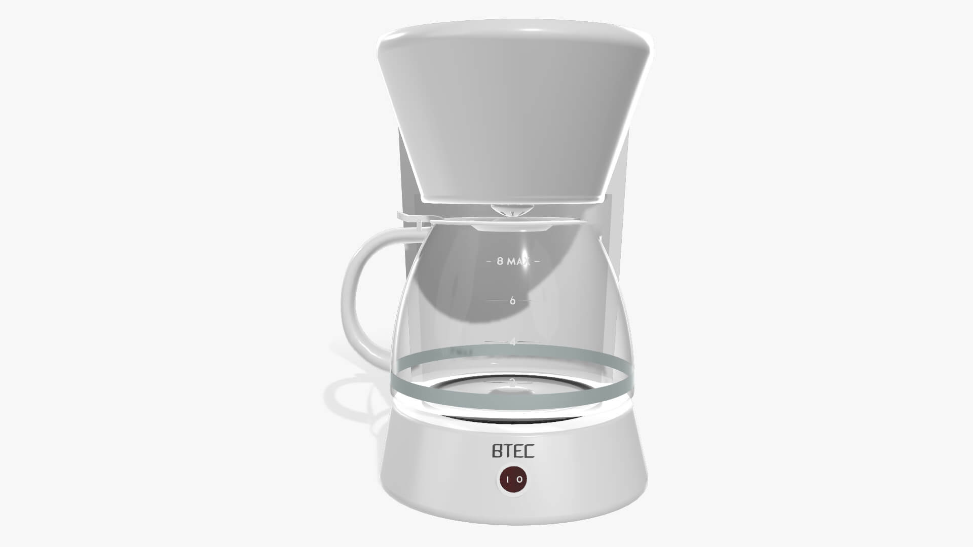 Coffee Maker With Detachable Pot - 3D Model by SpiritSwitchboard