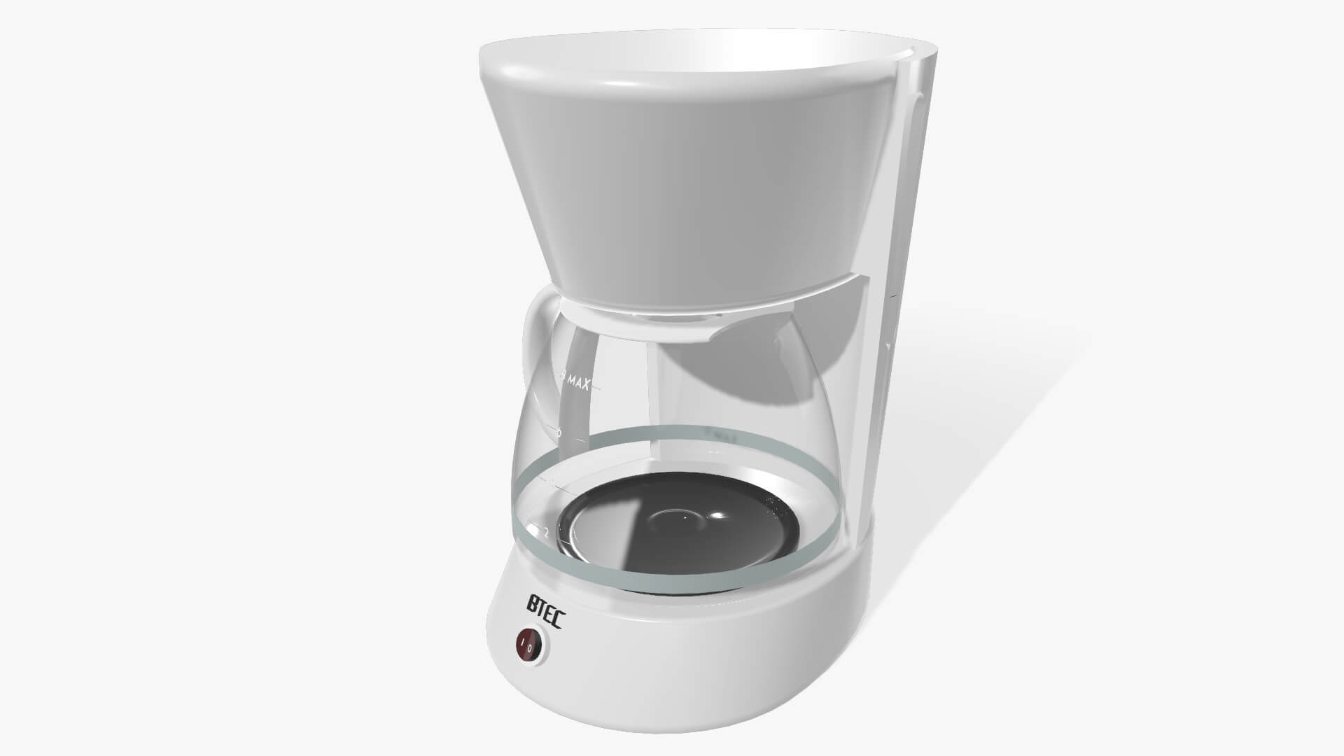 Coffee Maker With Detachable Pot - 3D Model by SpiritSwitchboard