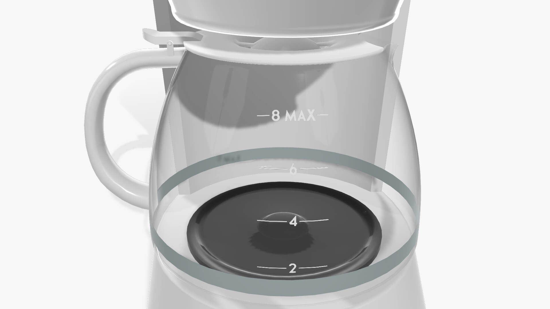 Coffee Maker With Detachable Pot - 3D Model by SpiritSwitchboard