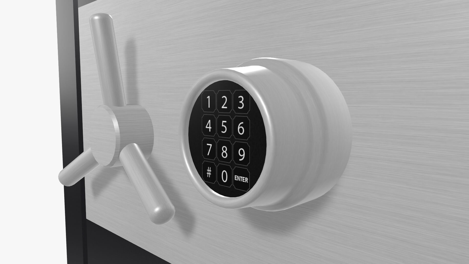 Commercial Safe With Digital Dial - 3D Model by SpiritSwitchboard