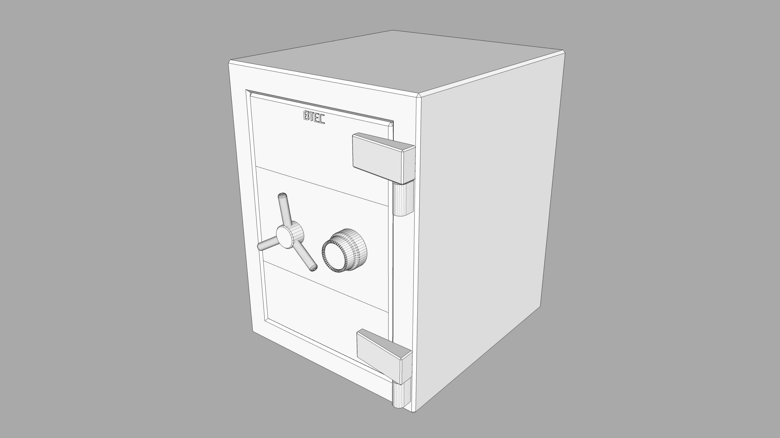 Commercial Safe With Digital Dial - 3D Model by SpiritSwitchboard