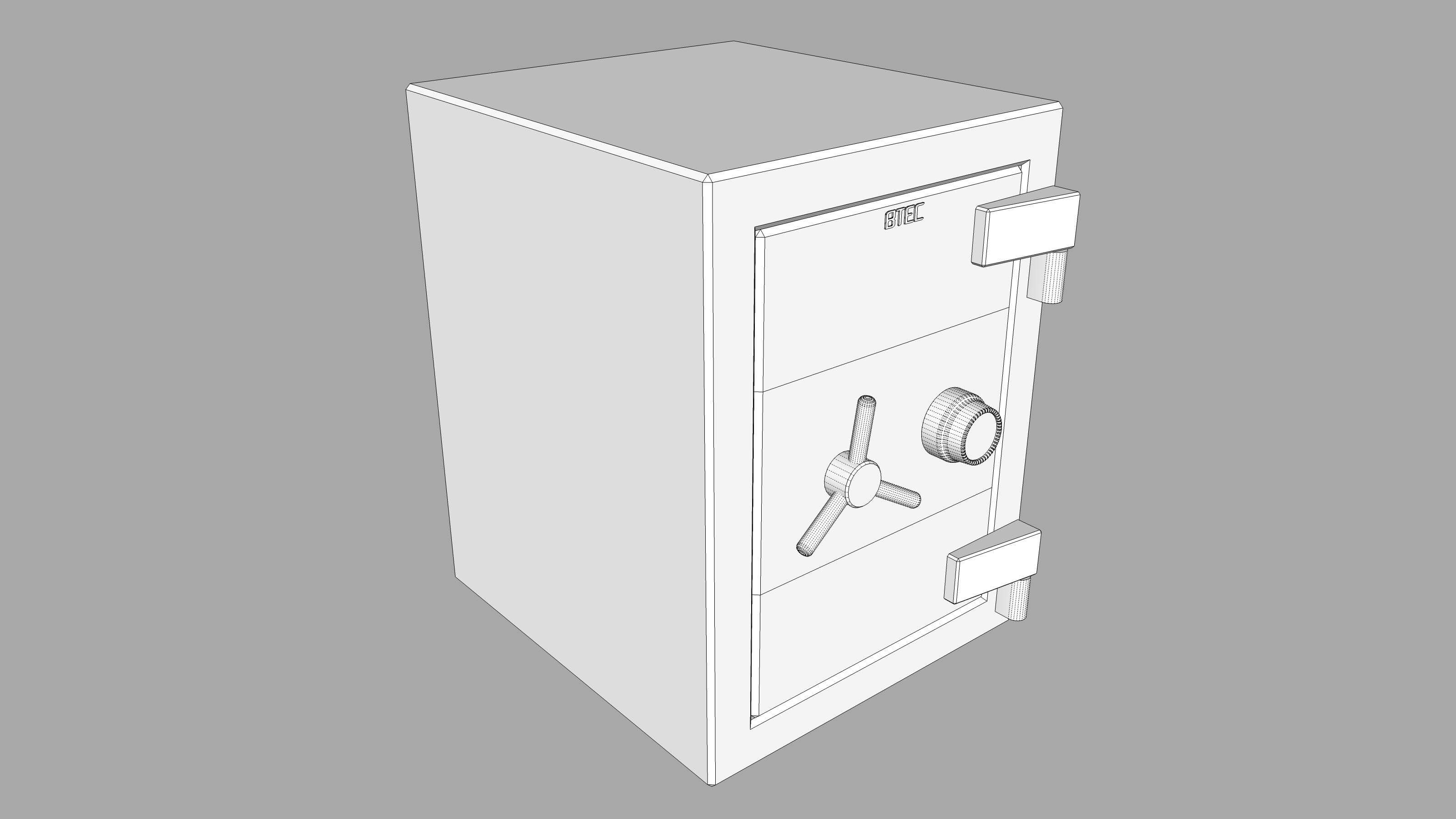 Commercial Safe With Digital Dial - 3D Model by SpiritSwitchboard