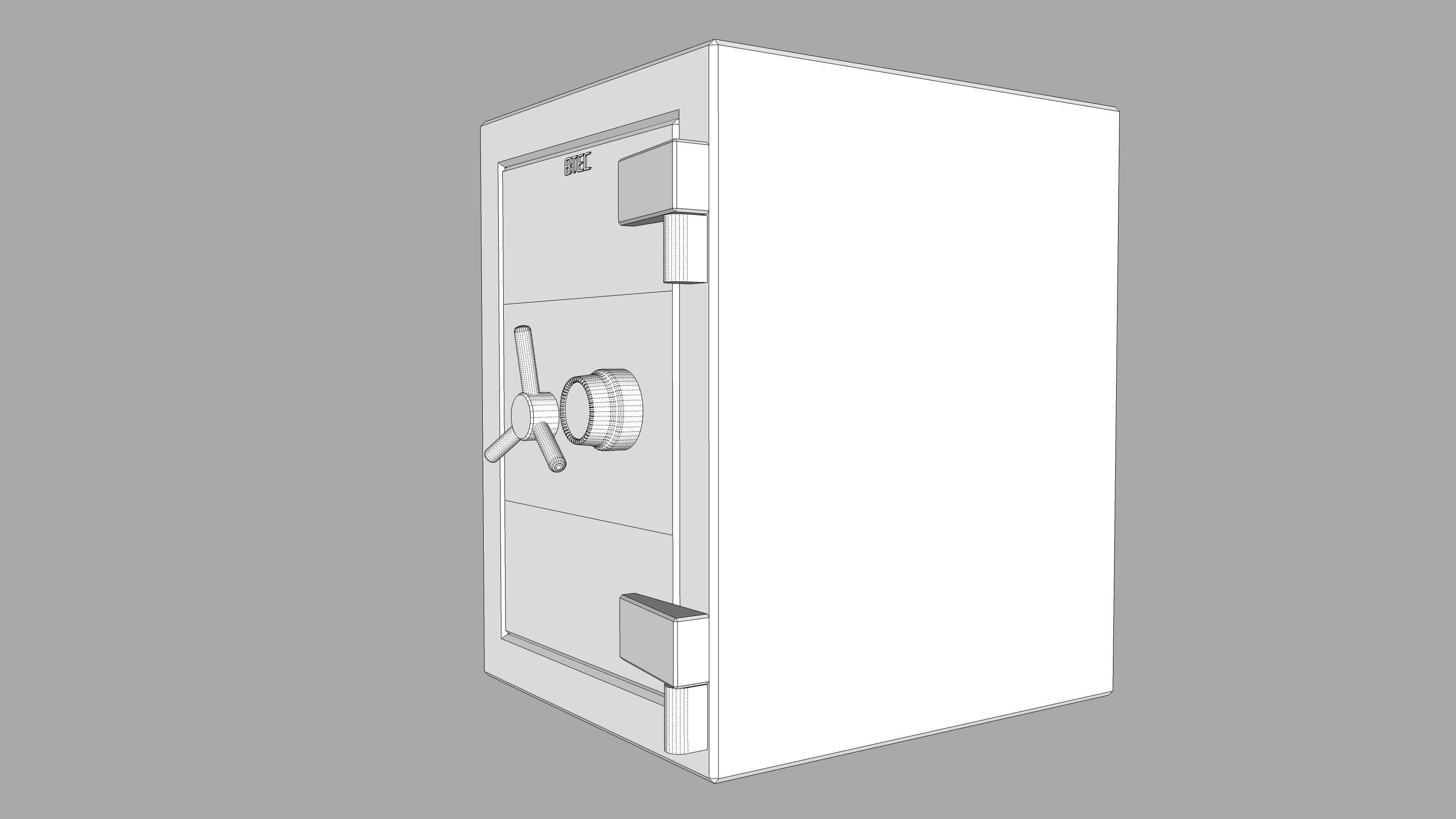 Commercial Safe With Digital Dial - 3D Model by SpiritSwitchboard