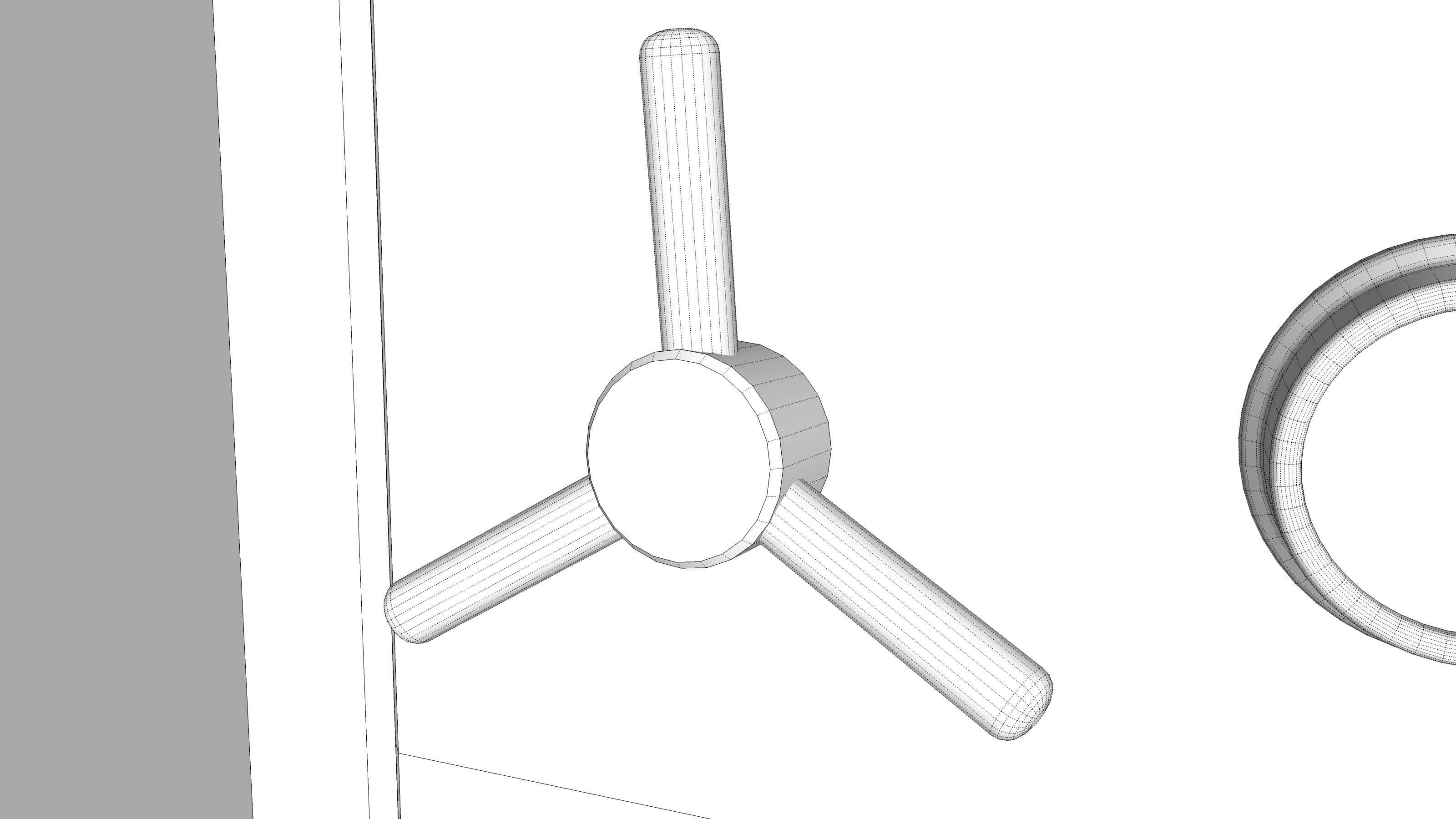 Commercial Safe With Digital Dial - 3D Model by SpiritSwitchboard