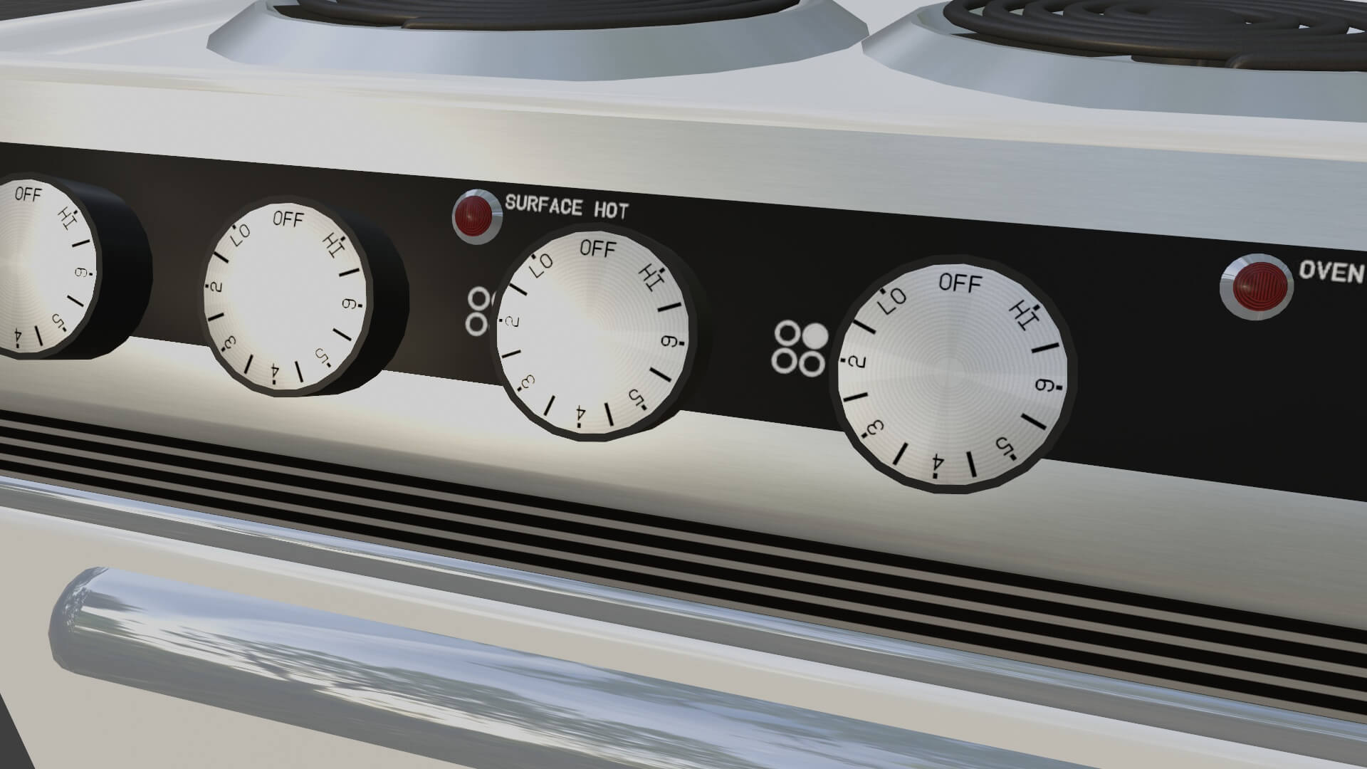Compact Stove Oven - Kitchenette Appliance 3D Model by SpiritSwitchboard