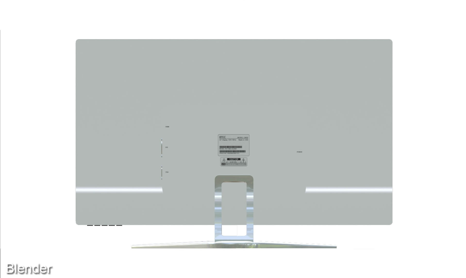 Computer Monitor Ultra Thin 32 Inch HD - 3D Model by SpiritSwitchboard