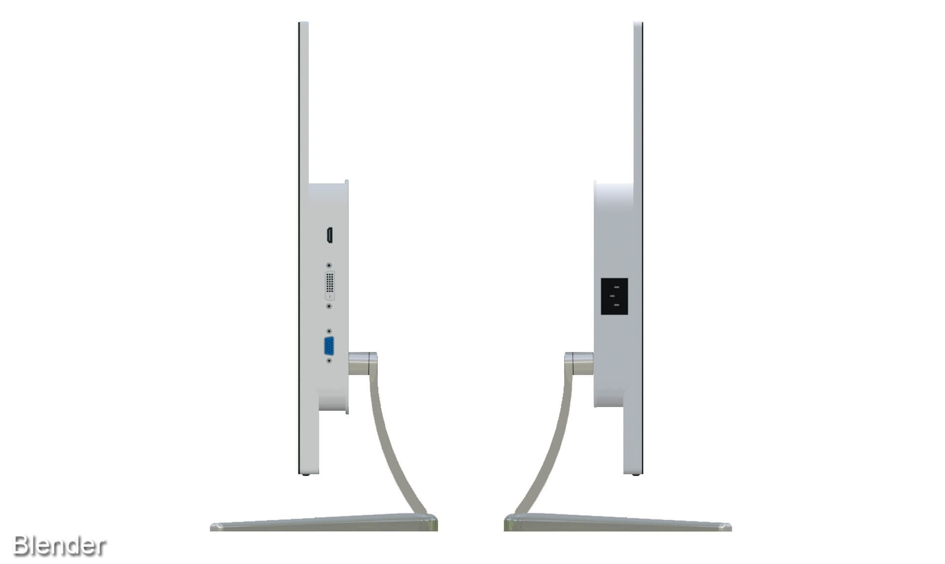 Computer Monitor Ultra Thin 32 Inch HD - 3D Model by SpiritSwitchboard