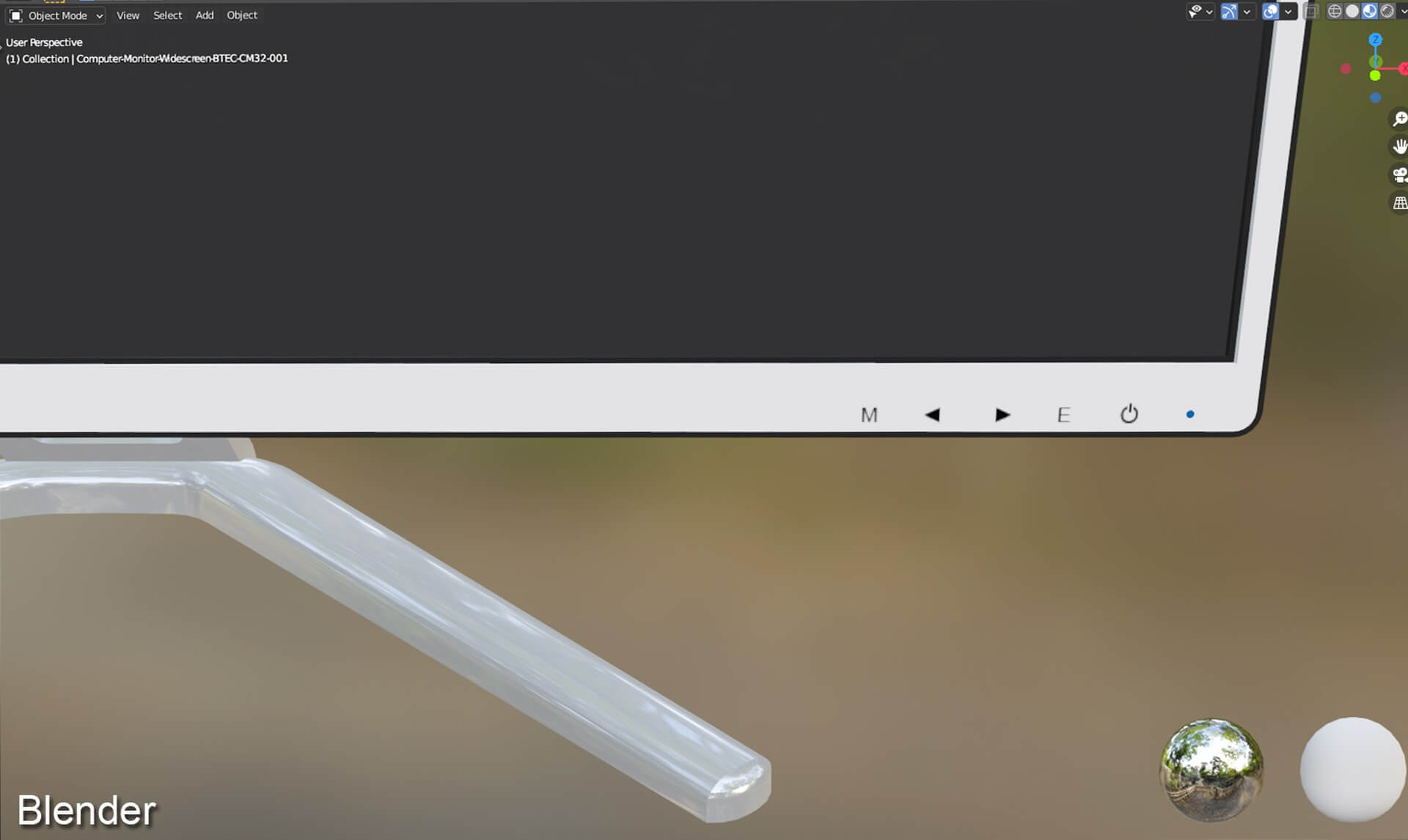 Computer Monitor Ultra Thin 32 Inch HD - 3D Model by SpiritSwitchboard