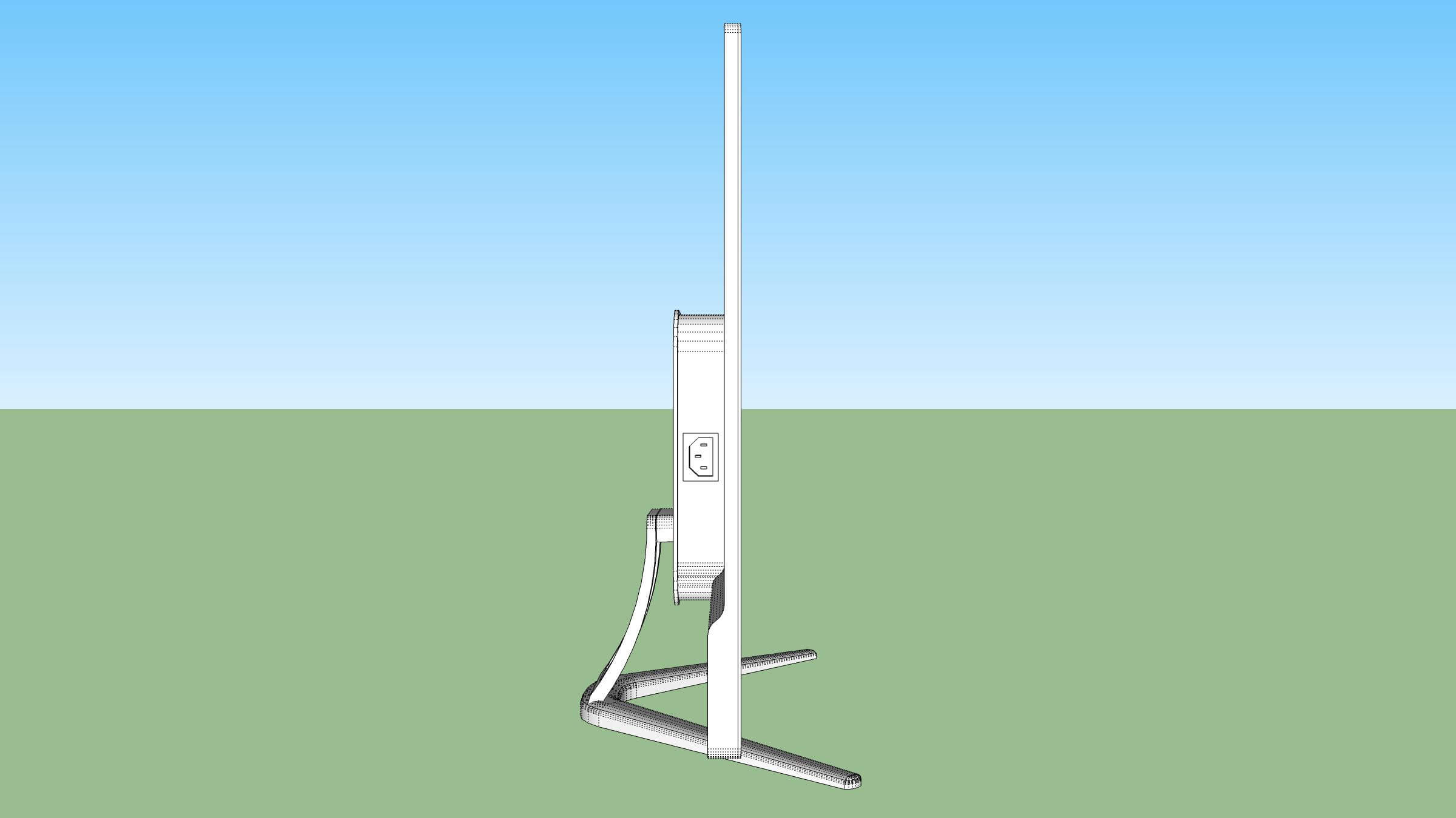 Computer Monitor Ultra Thin 32 Inch HD - 3D Model by SpiritSwitchboard