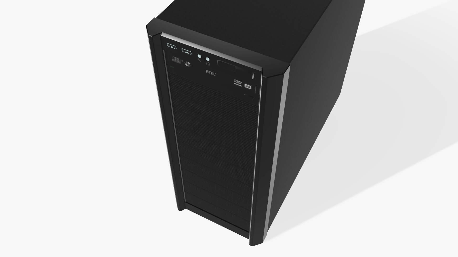 Computer Tower - Circa 2010s 3D Model by SpiritSwitchboard