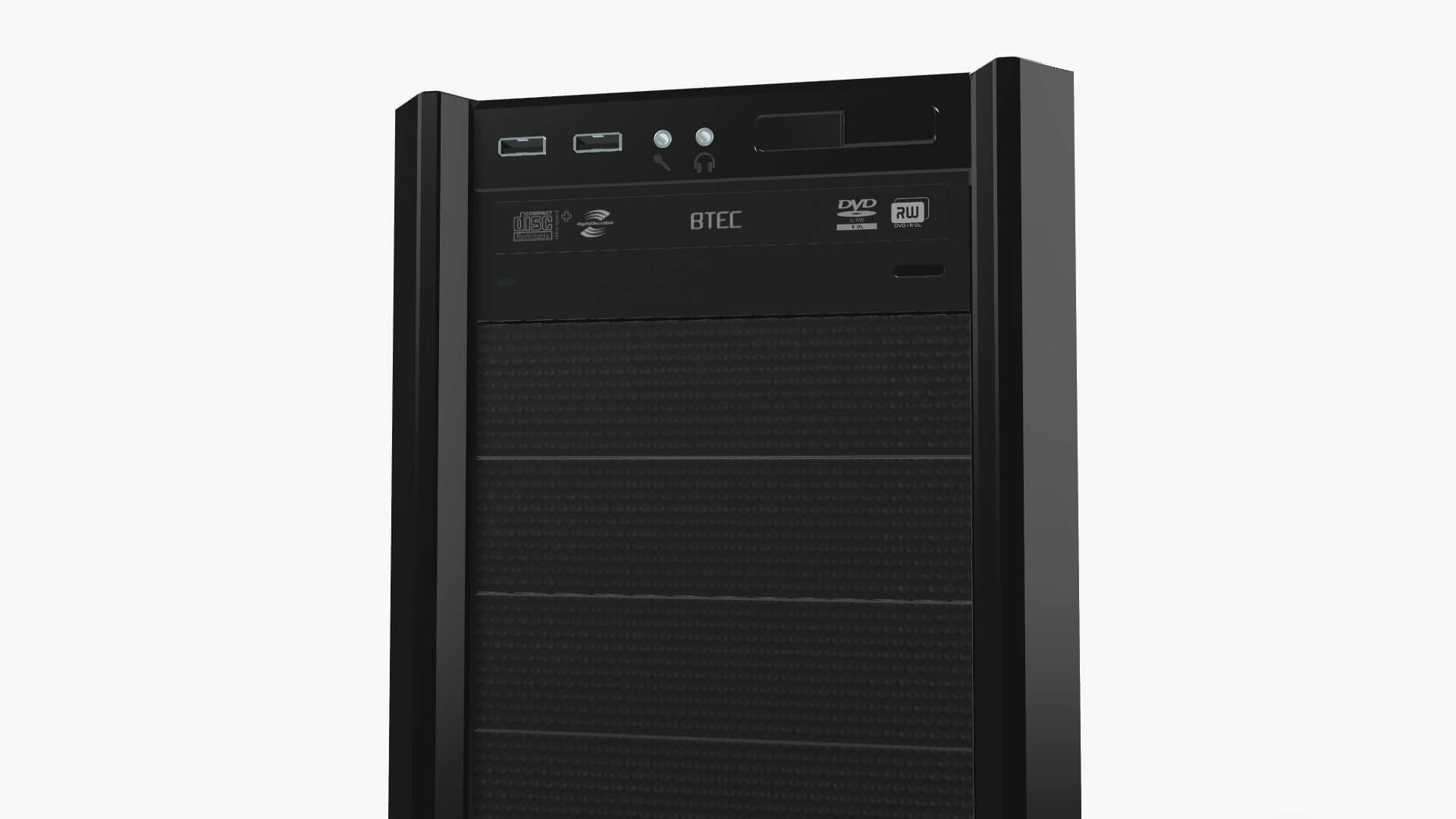 Computer Tower - Circa 2010s 3D Model by SpiritSwitchboard