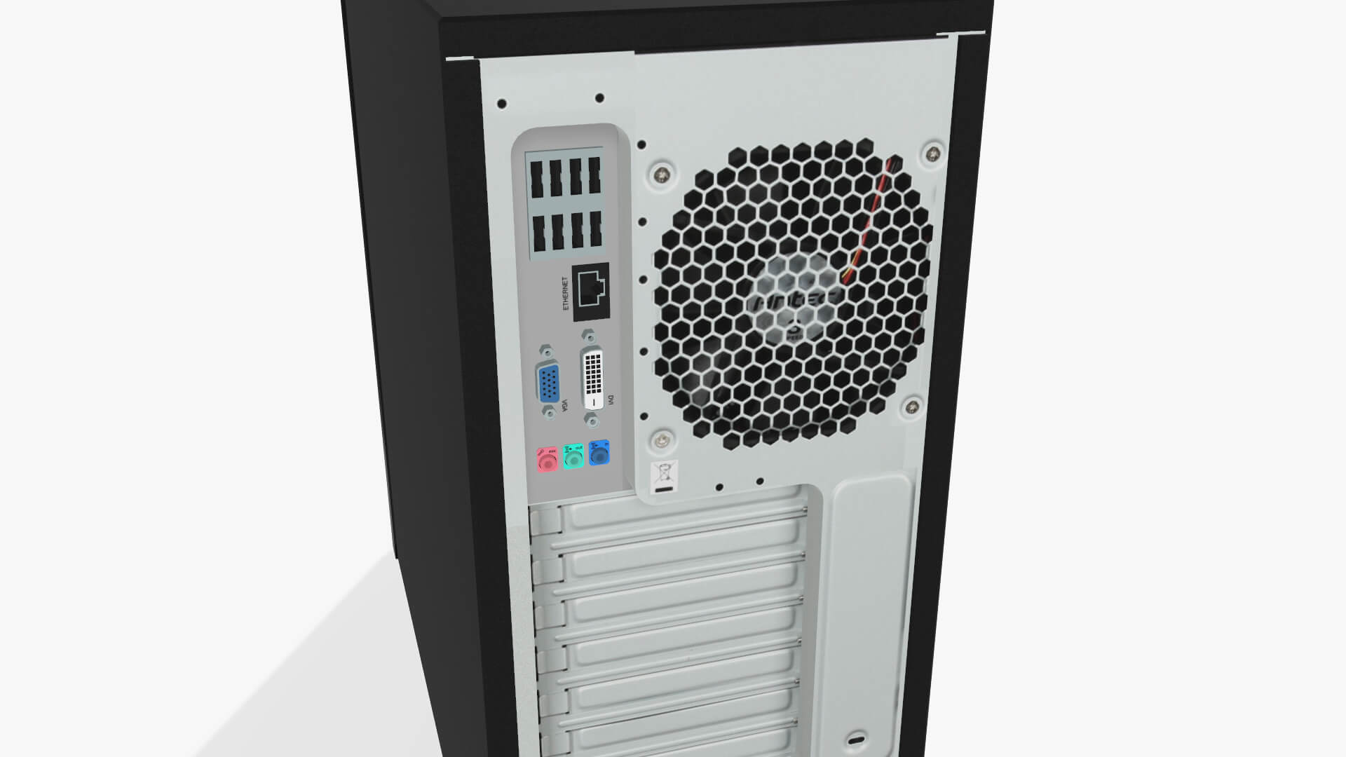 Computer Tower - Circa 2010s 3D Model by SpiritSwitchboard