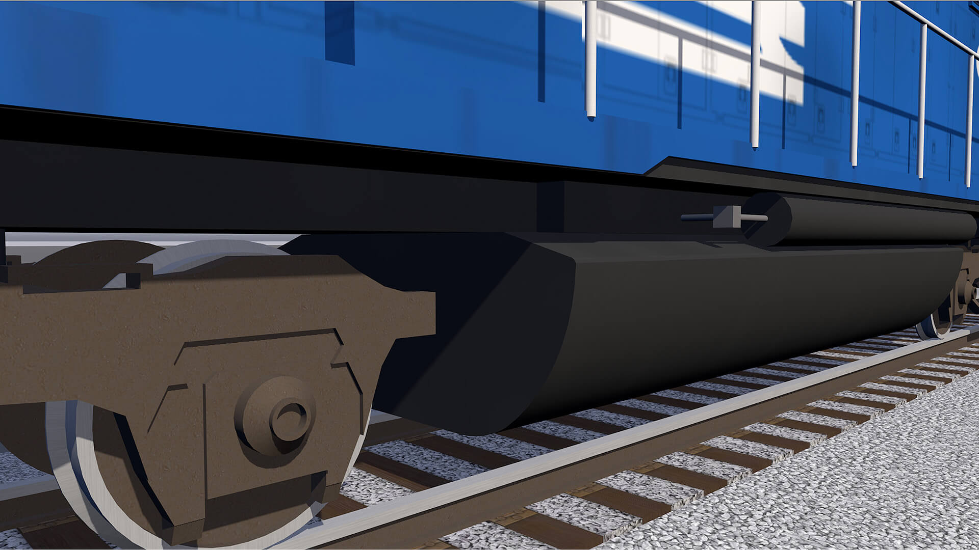 Conrail Train Engine - EMD GP38 3D Model by SpiritSwitchboard