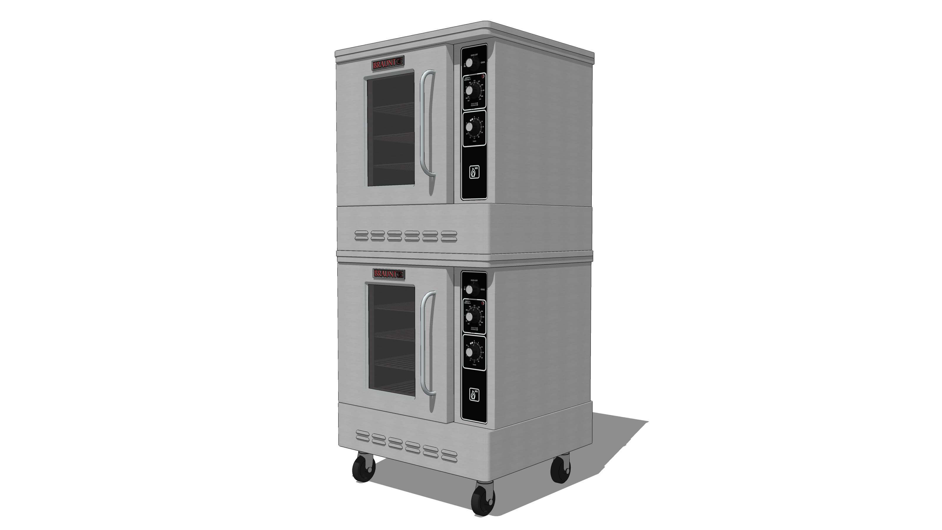 Convection Oven for Restaurant, Dinner, Cafeteria Etc - 3D Model by ...