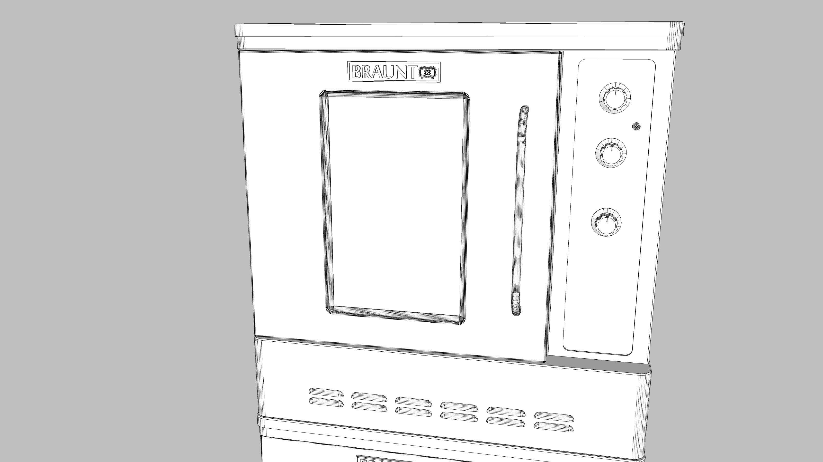 Convection Oven for Restaurant, Dinner, Cafeteria Etc - 3D Model by ...