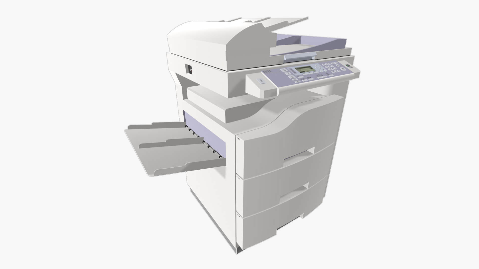 Copy Machine - Office Equipment 3D Model by SpiritSwitchboard